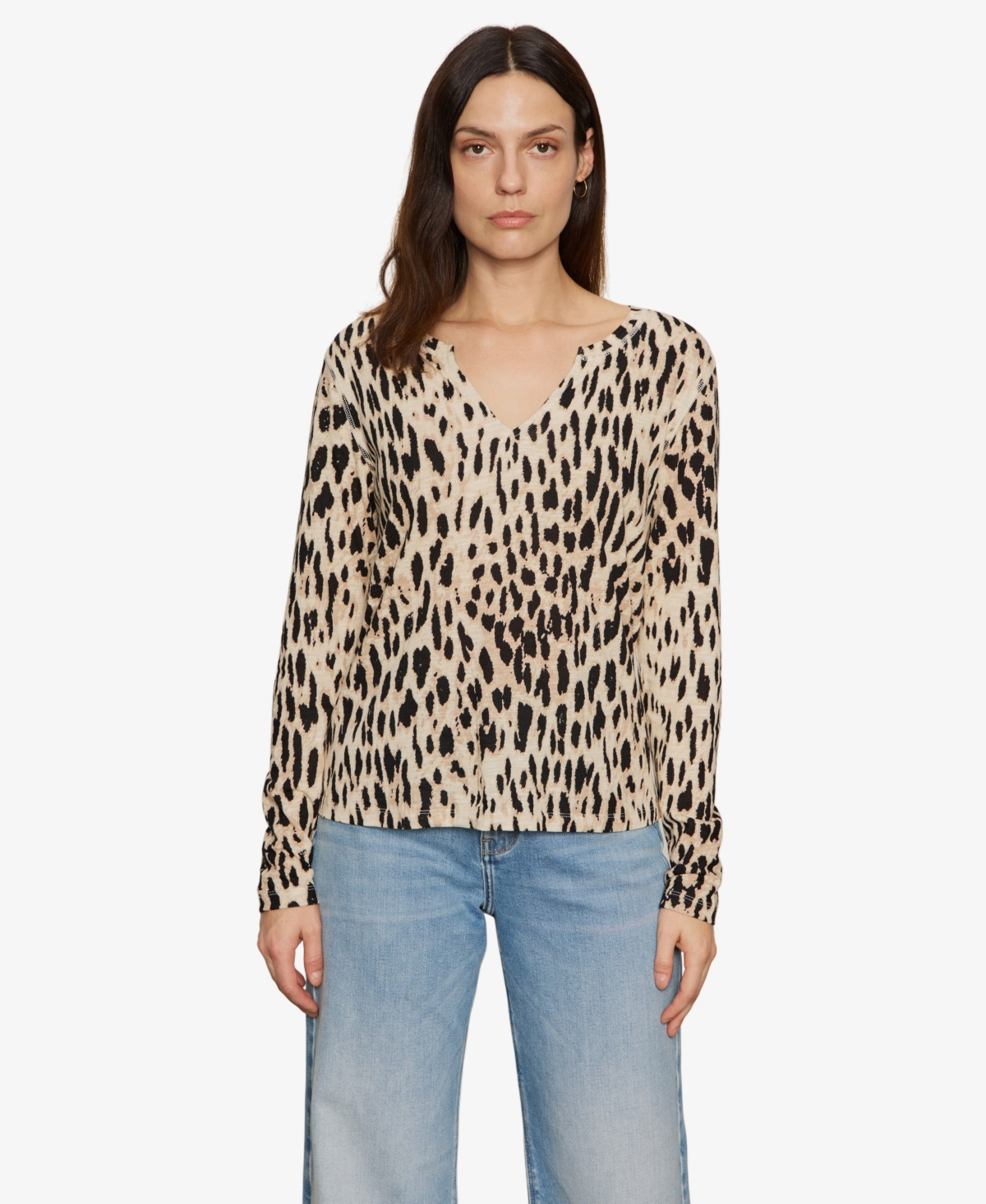 Click here for Sanctuary Womens Printed Long-Sleeve T-Shirt - Gen... prices