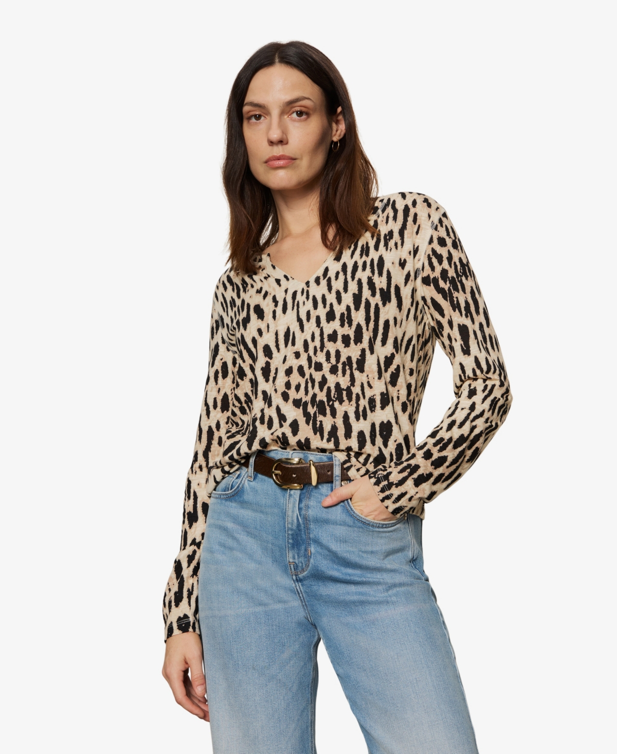 Click here for Sanctuary Womens Printed Long-Sleeve T-Shirt - Gen... prices