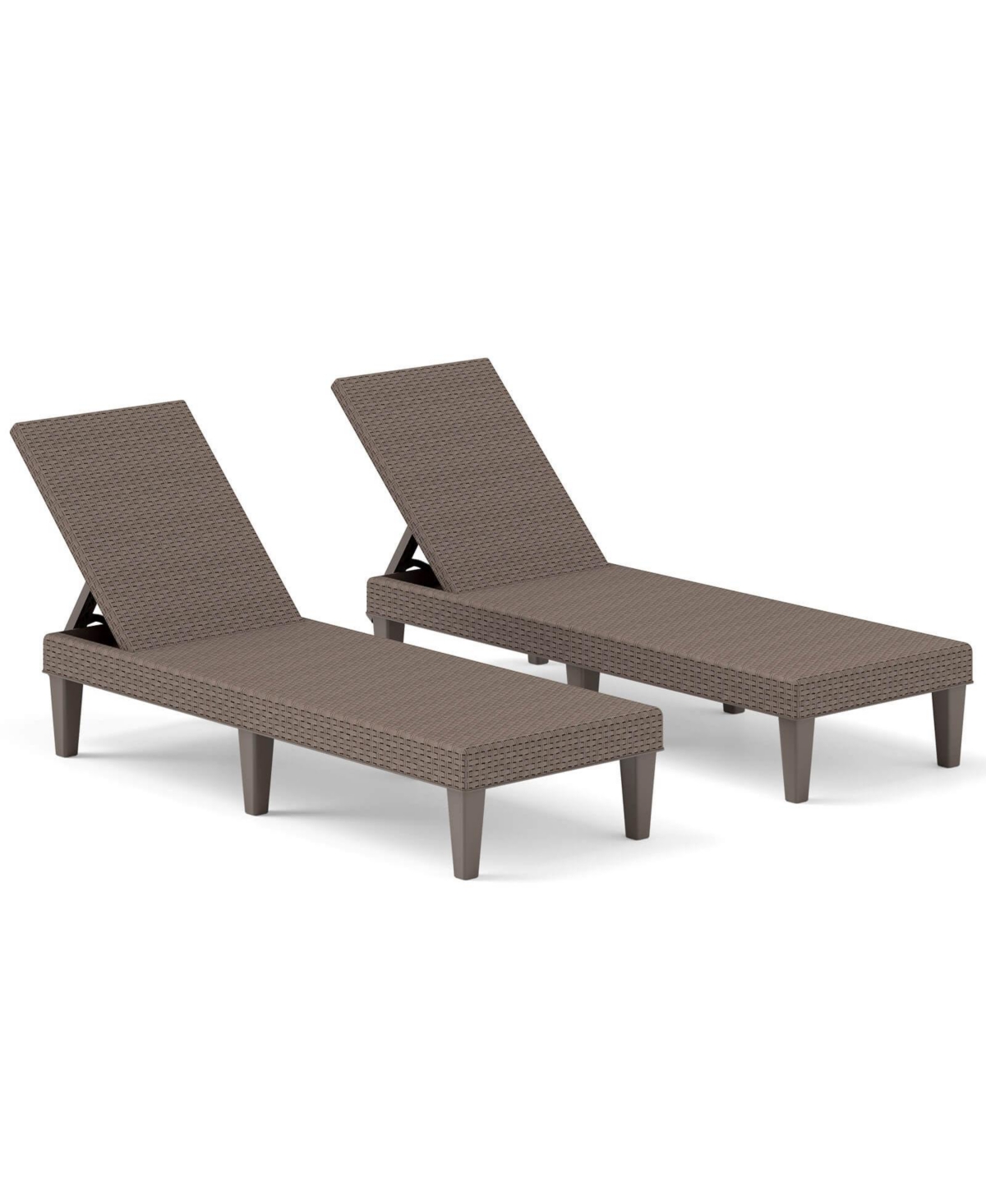 Click here for Costway Outdoor Chaise Lounger Chair 3-Position Re... prices