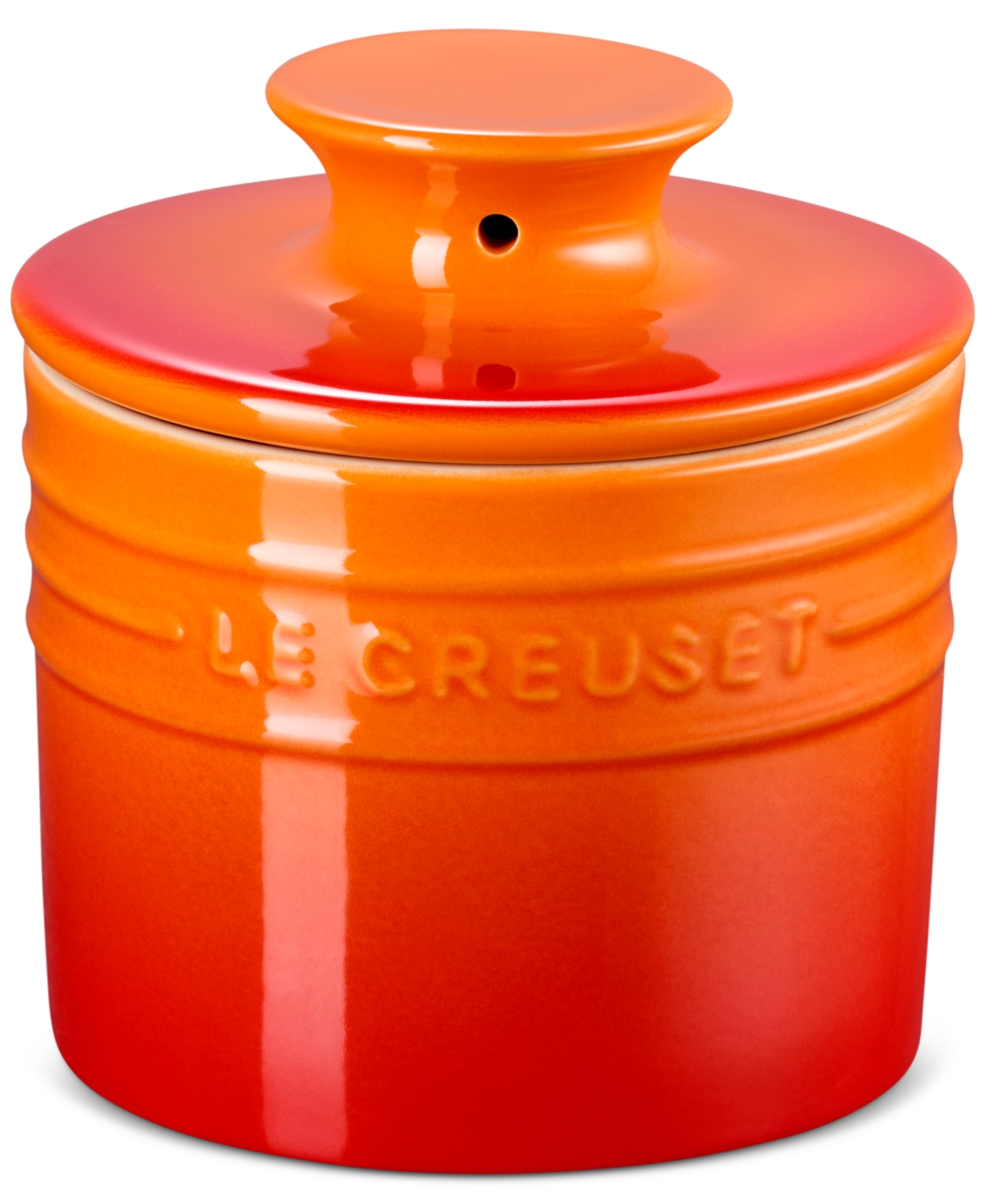 Click here for Le Creuset Stoneware 6-Oz. Butter Crock - Flame prices