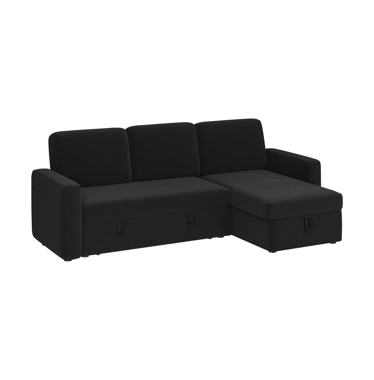 Click here for L-Shaped Reversible Sleeper Sectional Sofa with Ch... prices