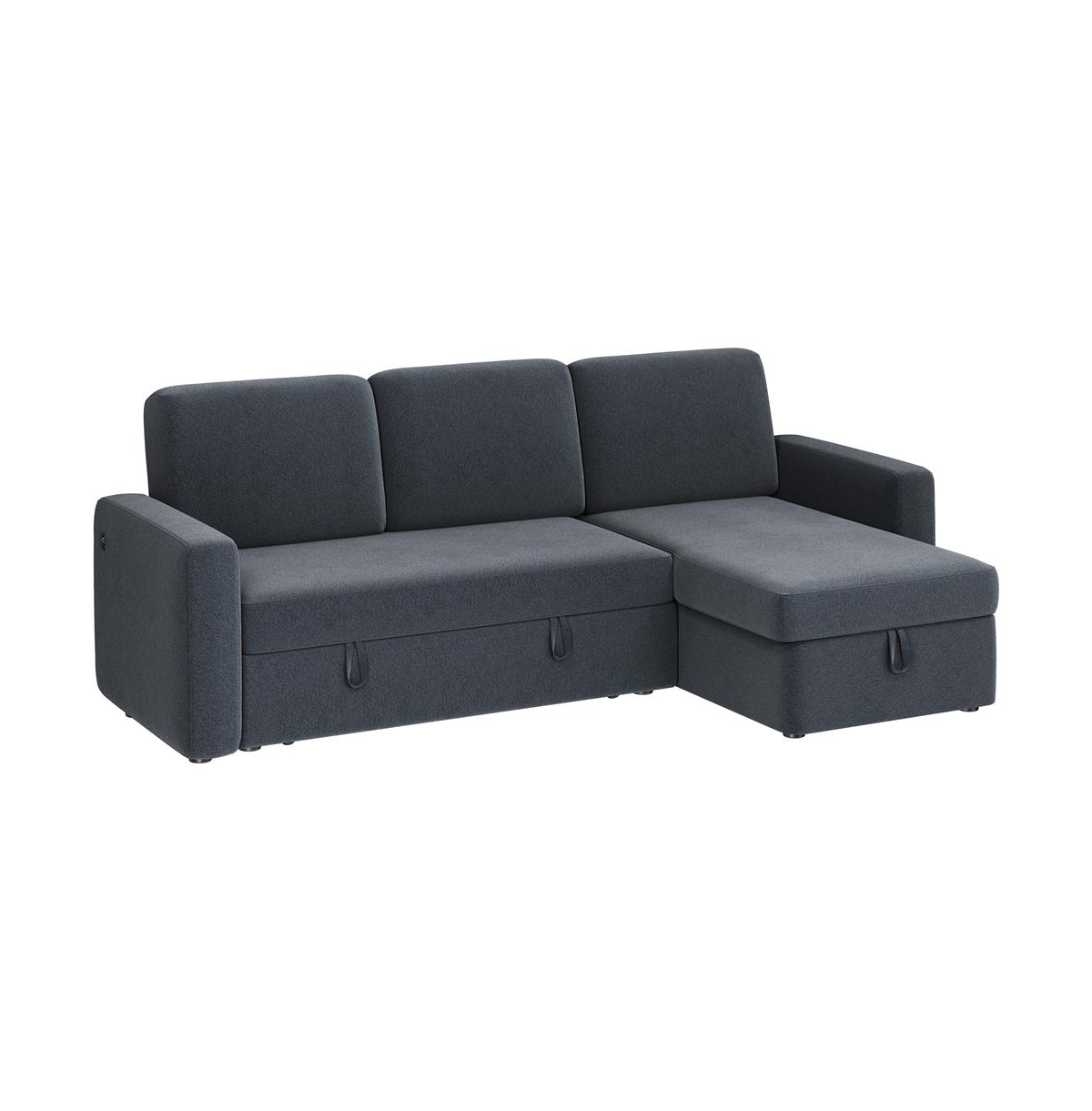 Click here for L-Shaped Reversible Sleeper Sectional Sofa with Ch... prices