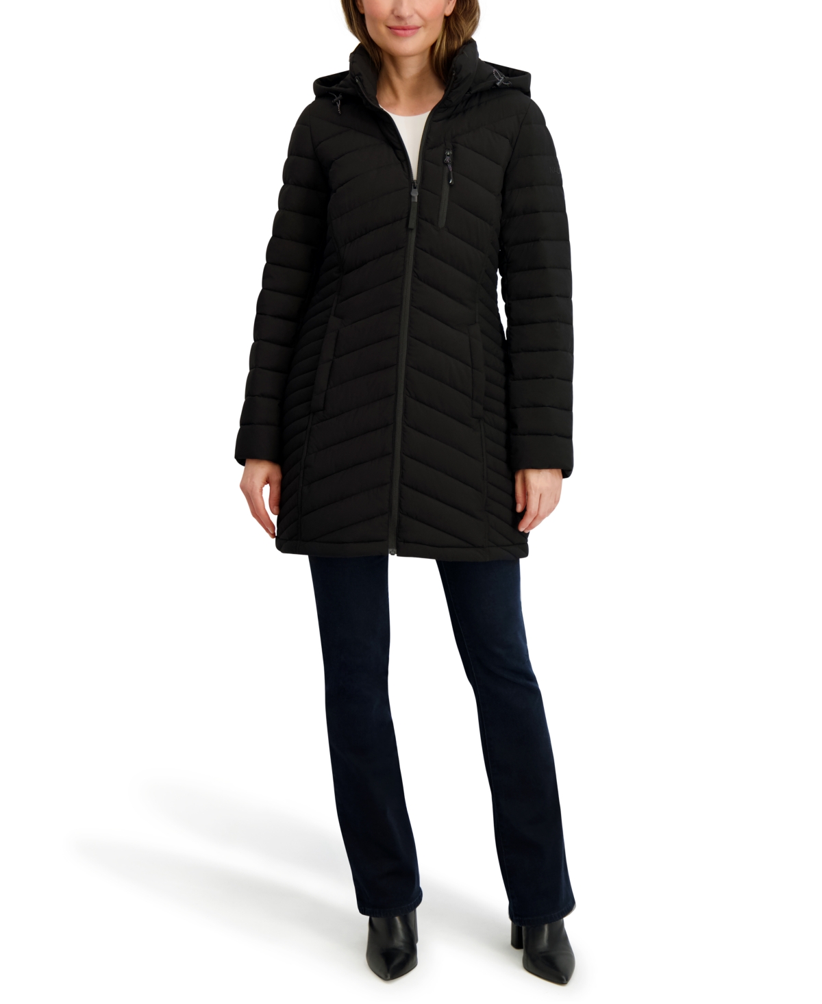 Click here for Nautica Womens Hooded Water-Resistant Puffer Coat... prices