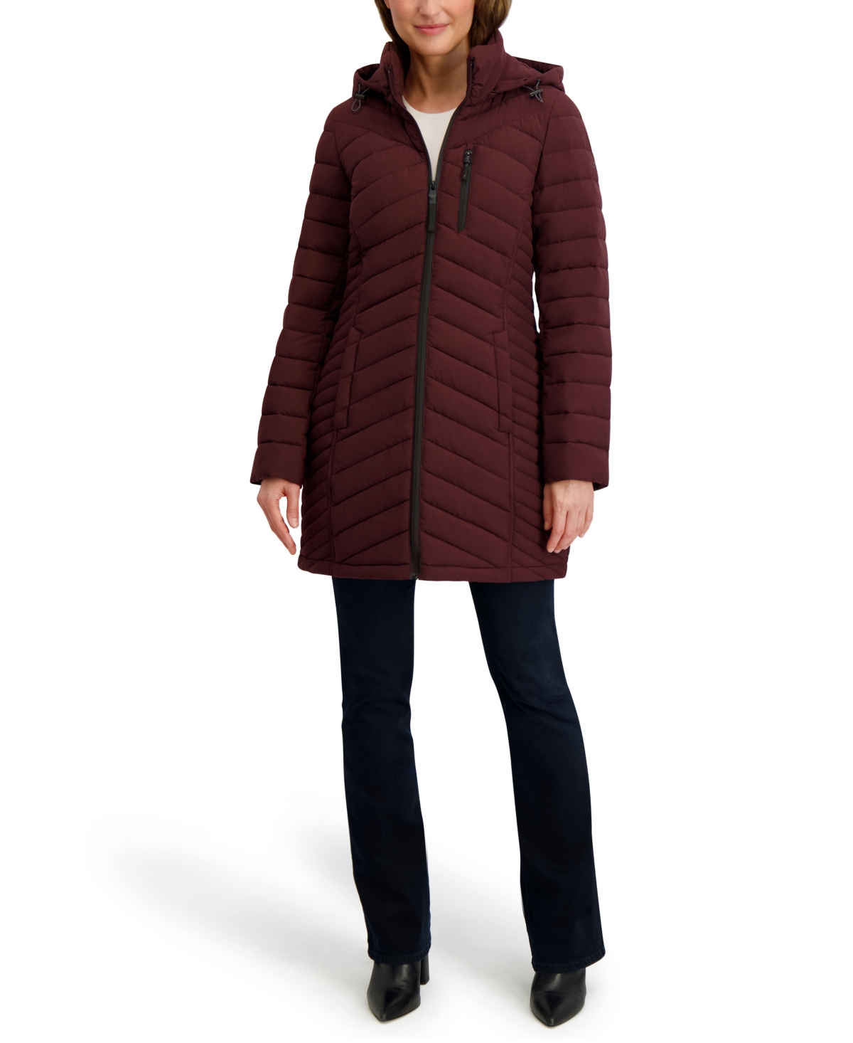 Click here for Nautica Womens Hooded Water-Resistant Puffer Coat... prices