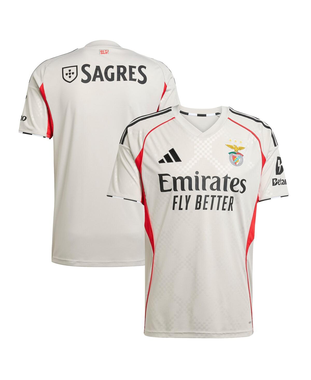 Click here for Adidas Mens Gray Benfica 2025/26 Away Replica Jers... prices