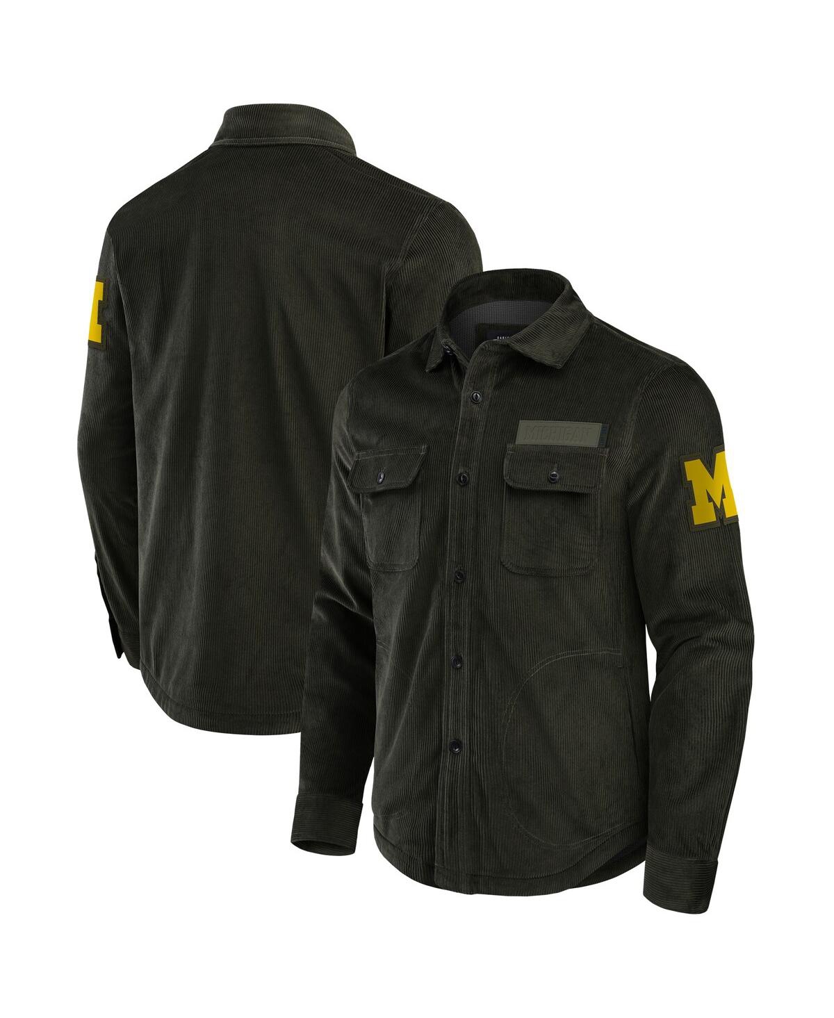 Click here for Fanatics Mens Olive Michigan Wolverines Corduroy F... prices