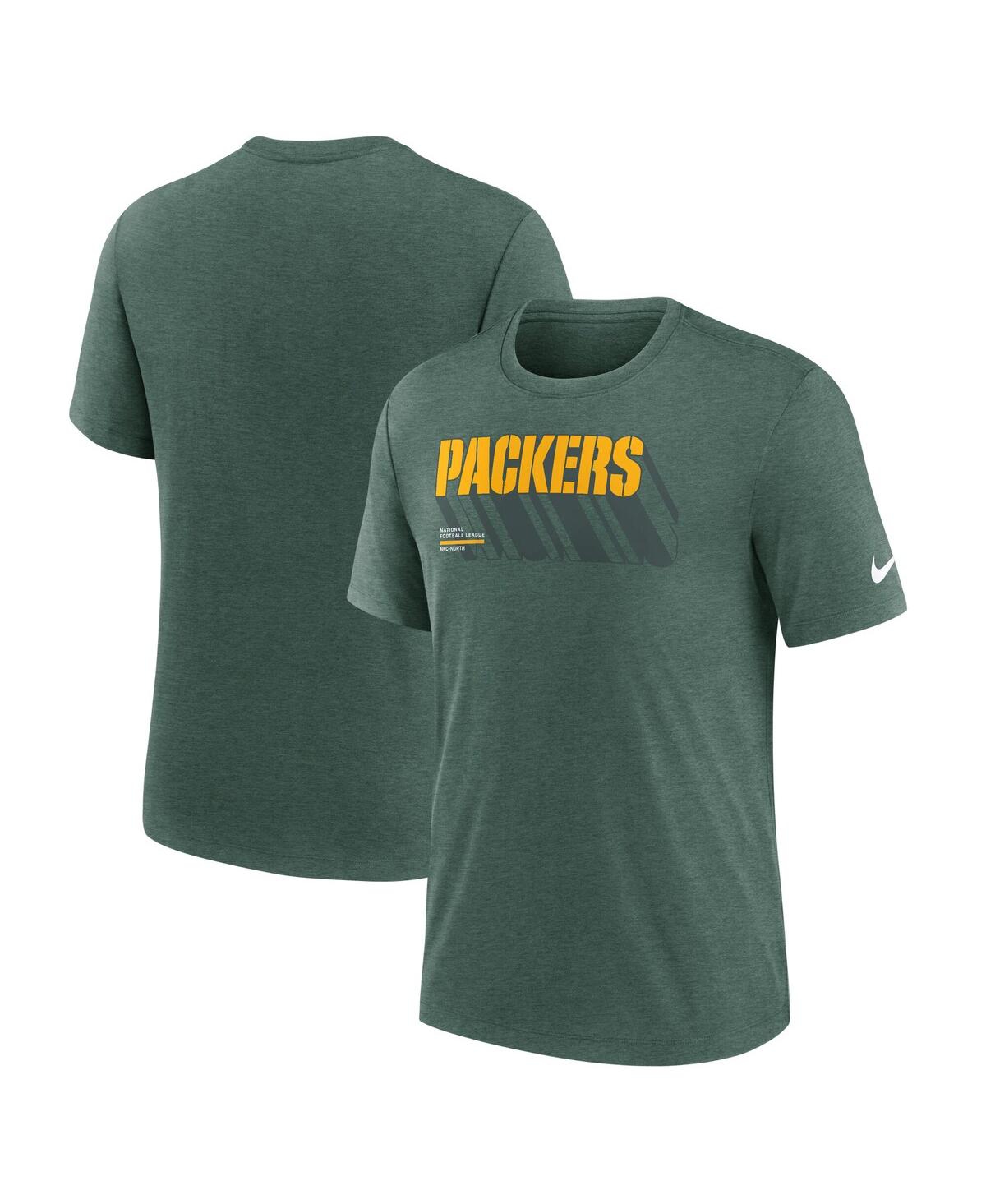 Click here for Nike Mens Heather Green Bay Packers Long Pass Tri-... prices