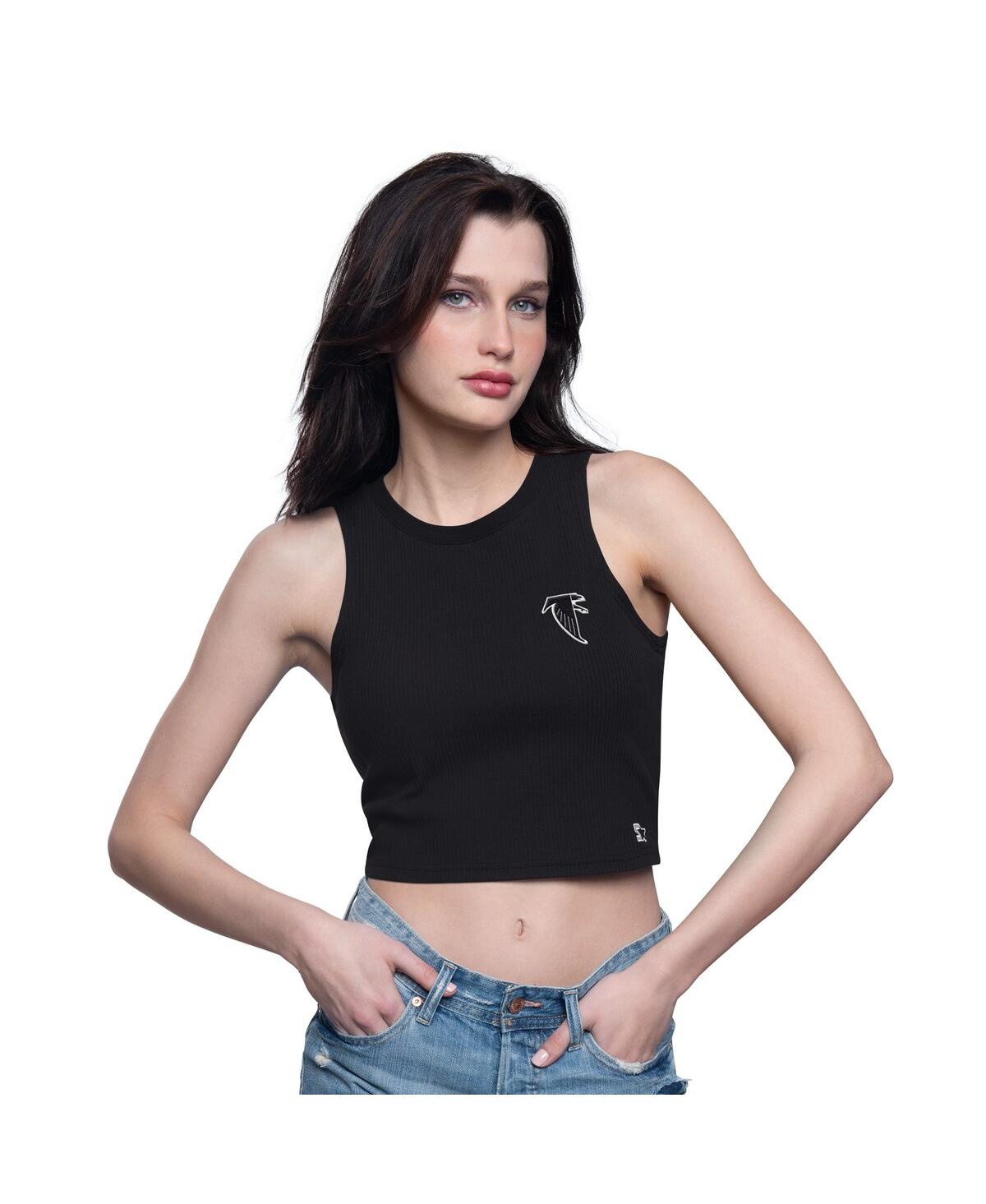 Click here for Starter Womens Black Atlanta Falcons Show Up Cropp... prices