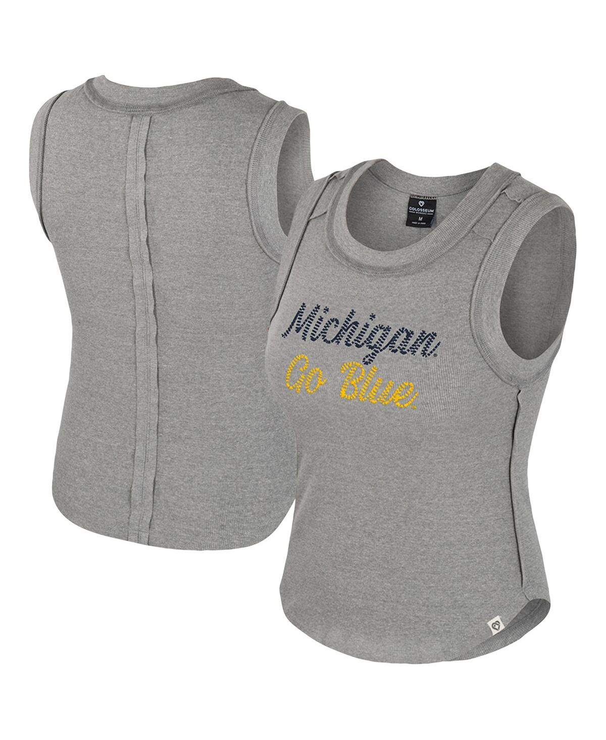 Click here for Colosseum Womens Heather Gray Michigan Wolverines... prices