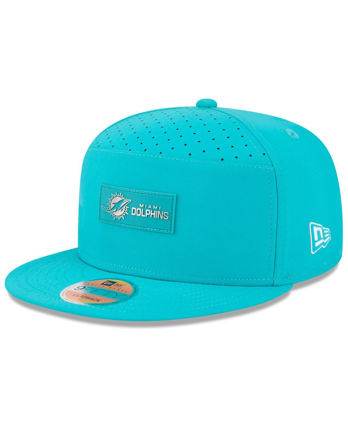 Click here for New Era Mens Aqua Miami Dolphins 2025 Sideline Spl... prices