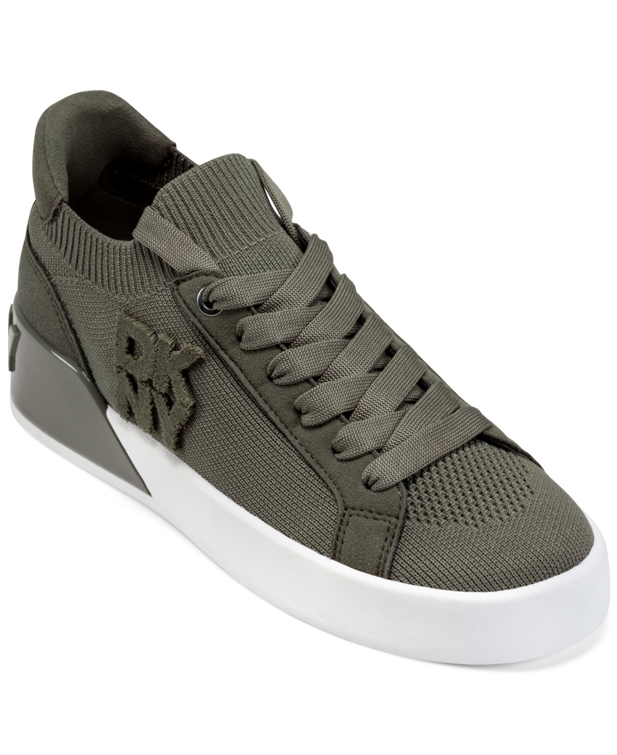 Click here for Dkny Womens Mallory Lace-Up Sneakers - Green prices