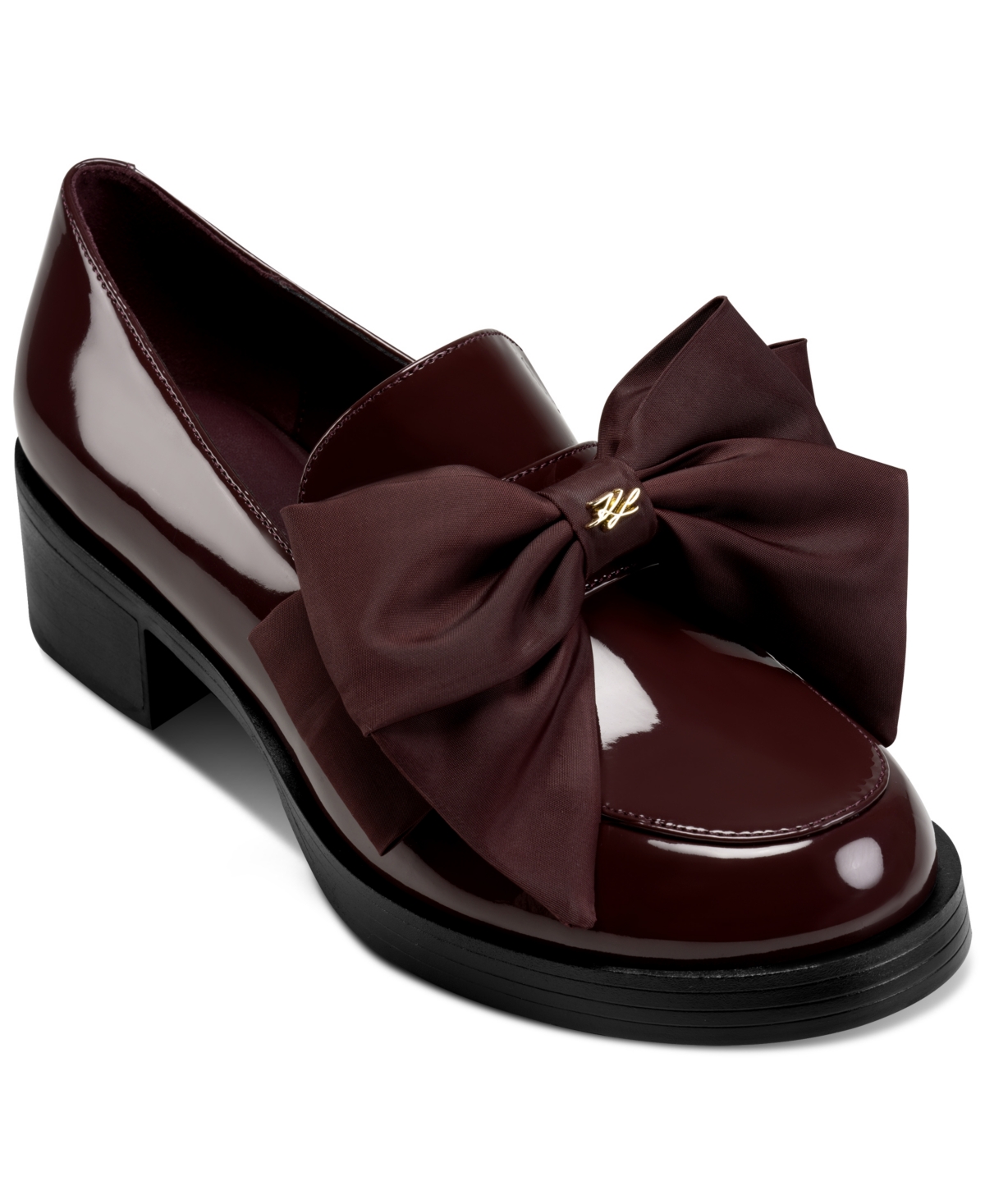 Click here for Karl Lagerfeld Paris Womens Camilia Bow Slip-On Lo... prices