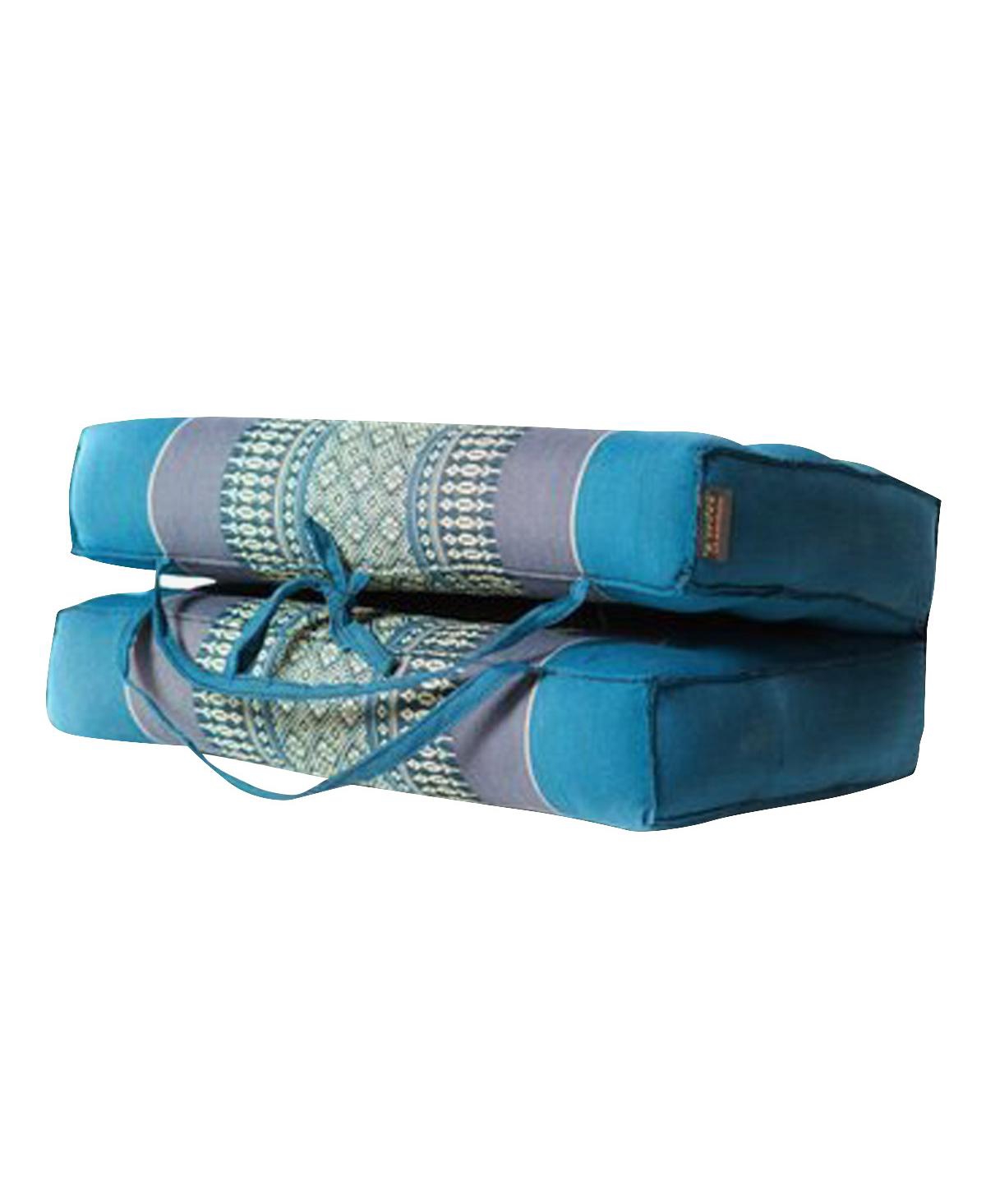 Click here for Zafuko Large Foldable Cushion - Teal/turquoise prices
