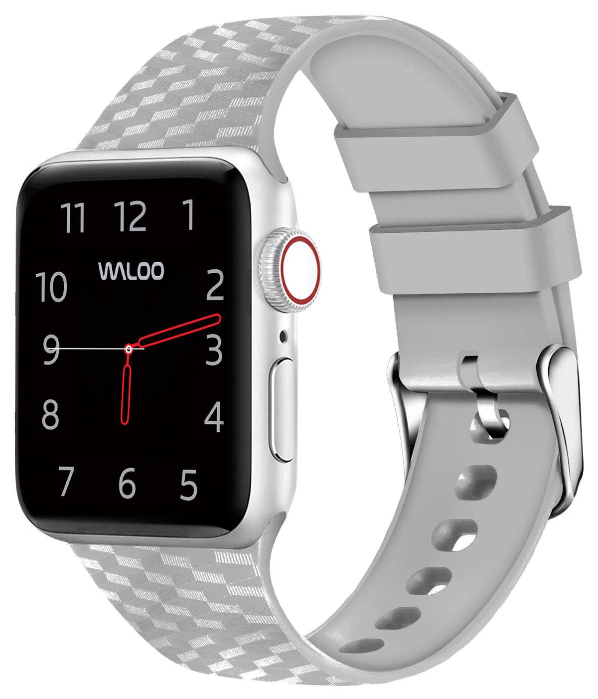 Click here for Waloo Carbon Fiber Silicone Replacement Band for A... prices