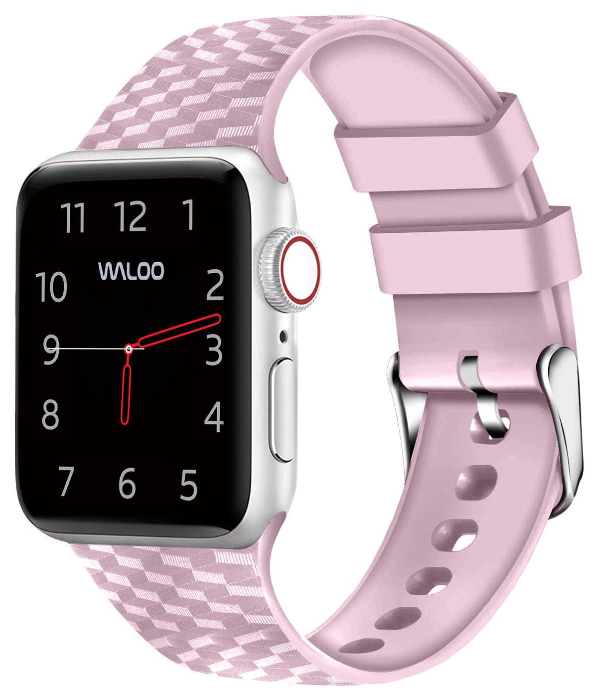 Click here for Waloo Carbon Fiber Silicone Replacement Band for A... prices