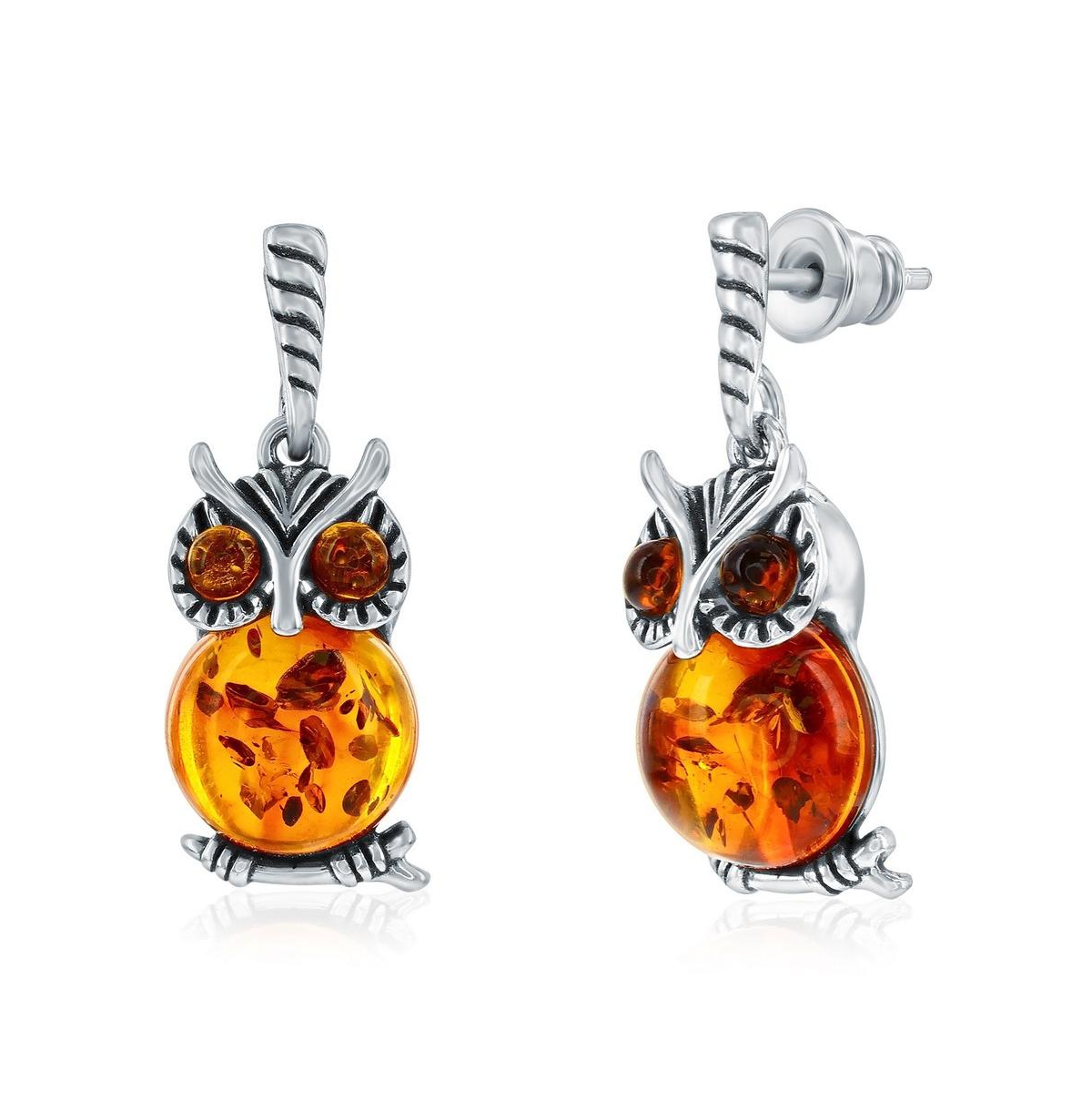 Click here for Caribbean Treasures Sterling Silver  Amber Owl Dan... prices