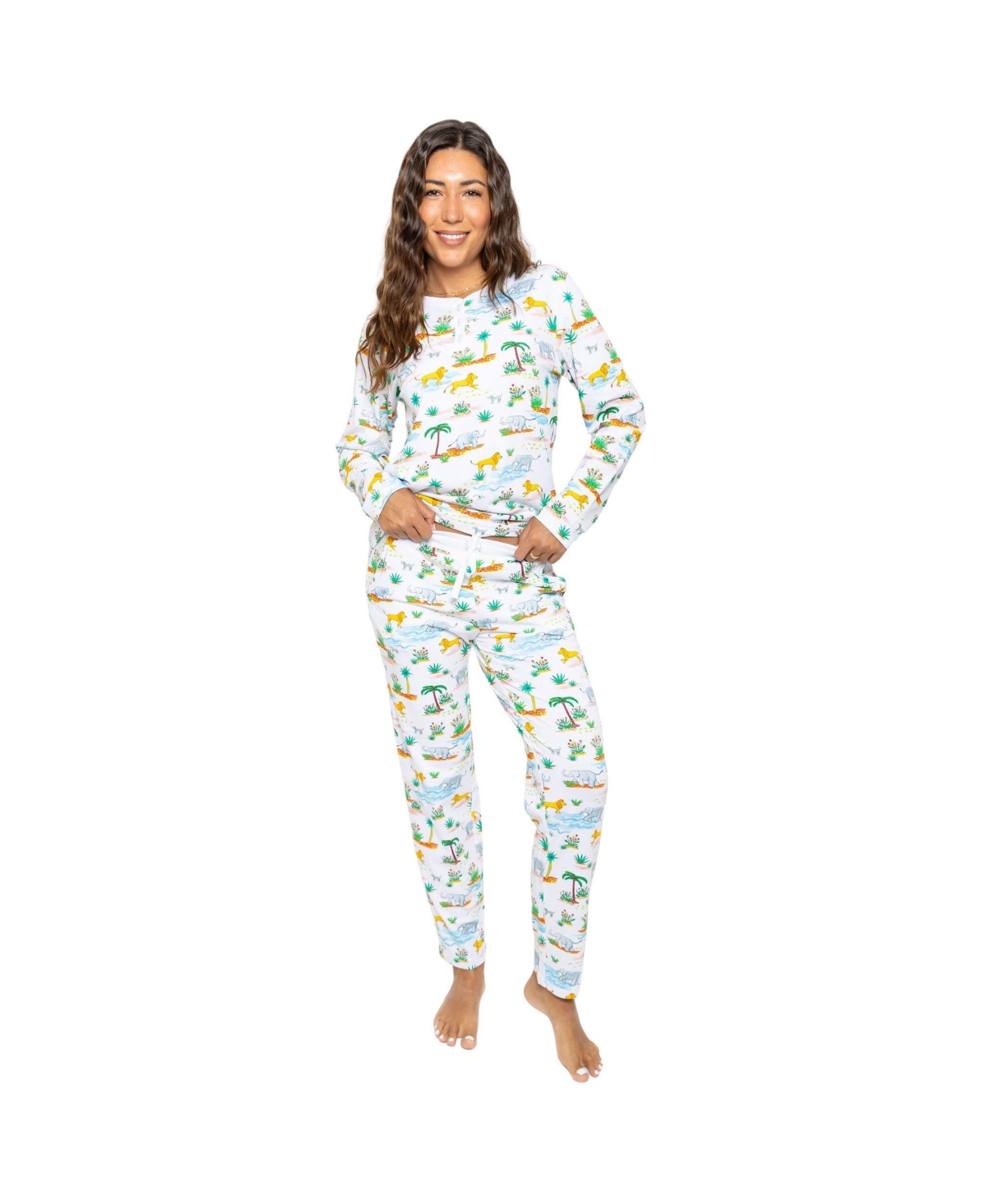 Click here for Sant and Abel Womens Trunks Up Jersey Long Pj Set... prices