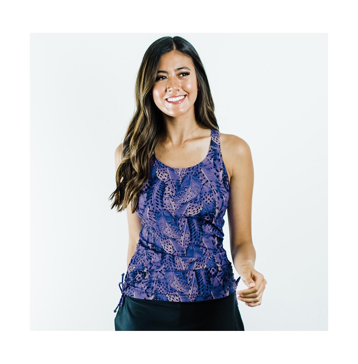 Click here for Calypsa Womens Maya Tankini Swim Top With Built In... prices