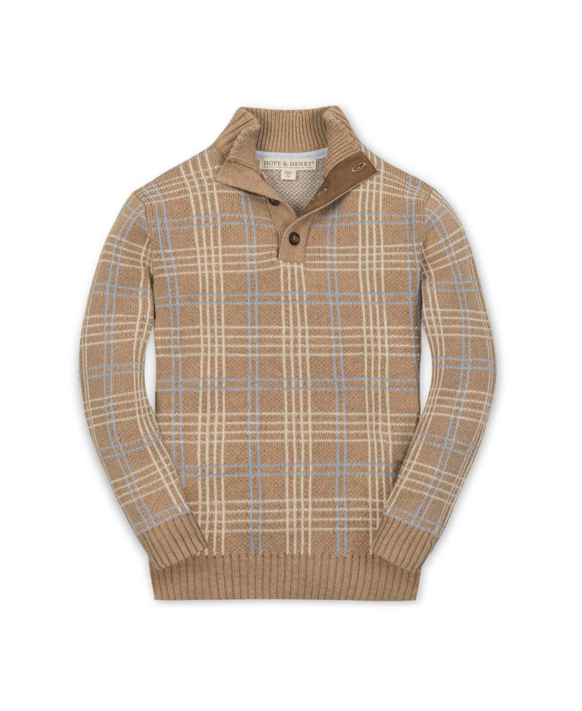 Click here for Hope & Henry Little and Big Boys Organic Mock Neck... prices