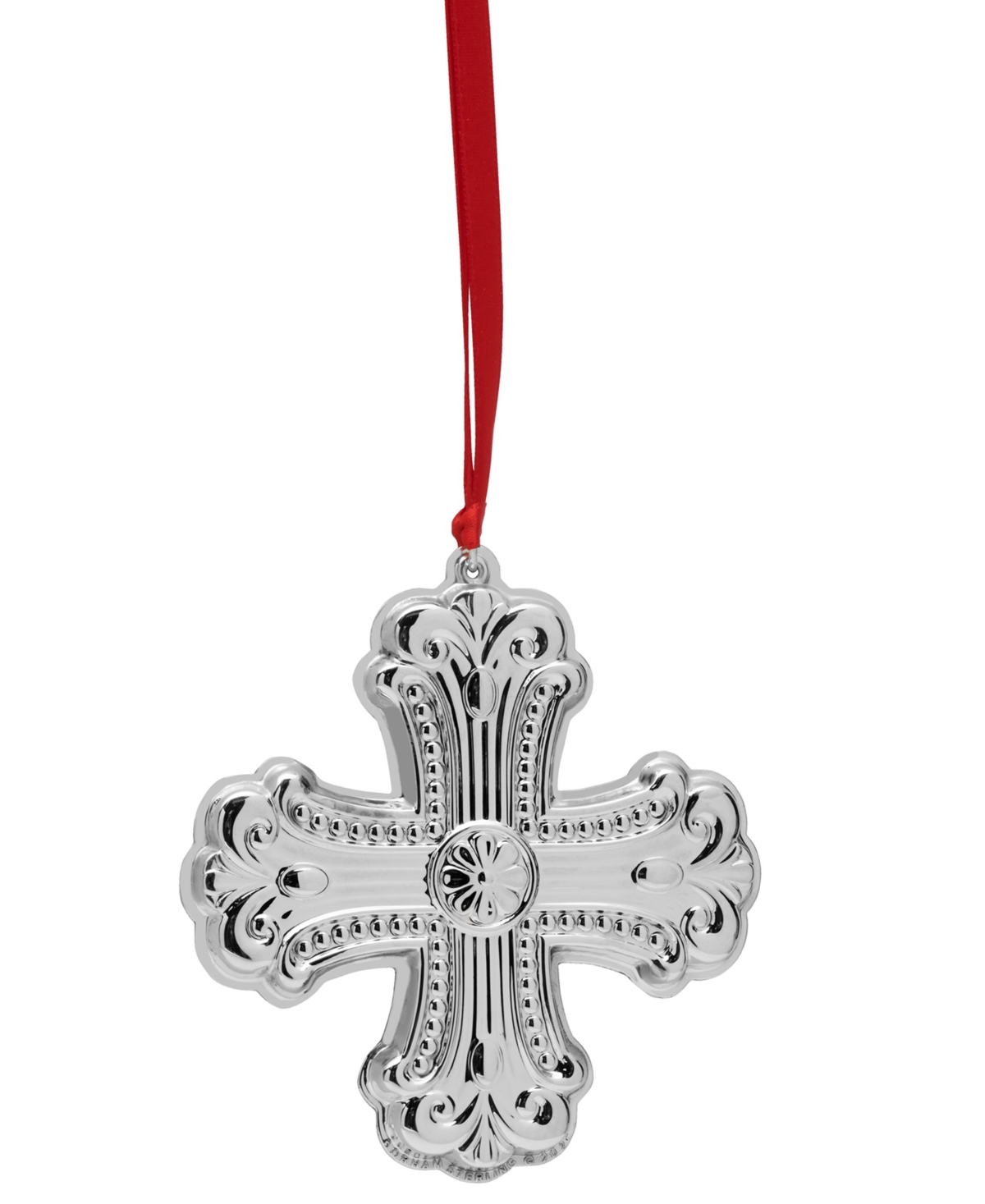 Click here for Gorham 2025 Sterling Silver Cross Ornament  12th E... prices