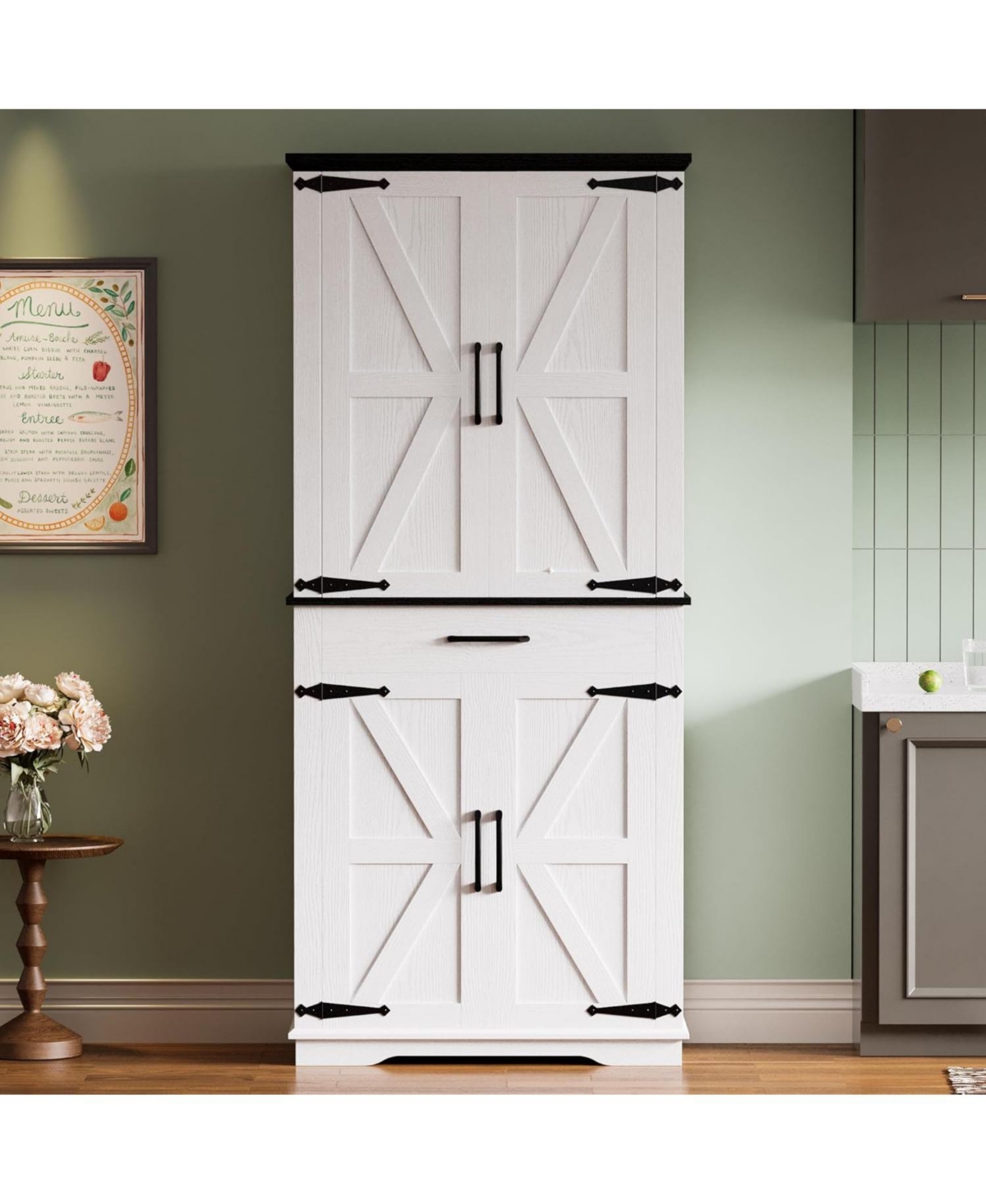 Click here for Ironck Kitchen Pantry Cabinet with Adjustable Shel... prices