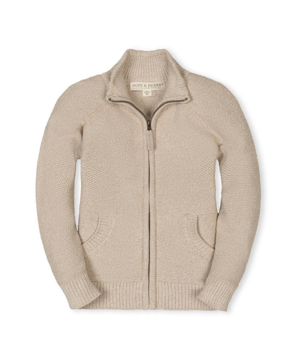 Click here for Hope & Henry Boys Organic Long Sleeve Full Zip Rag... prices