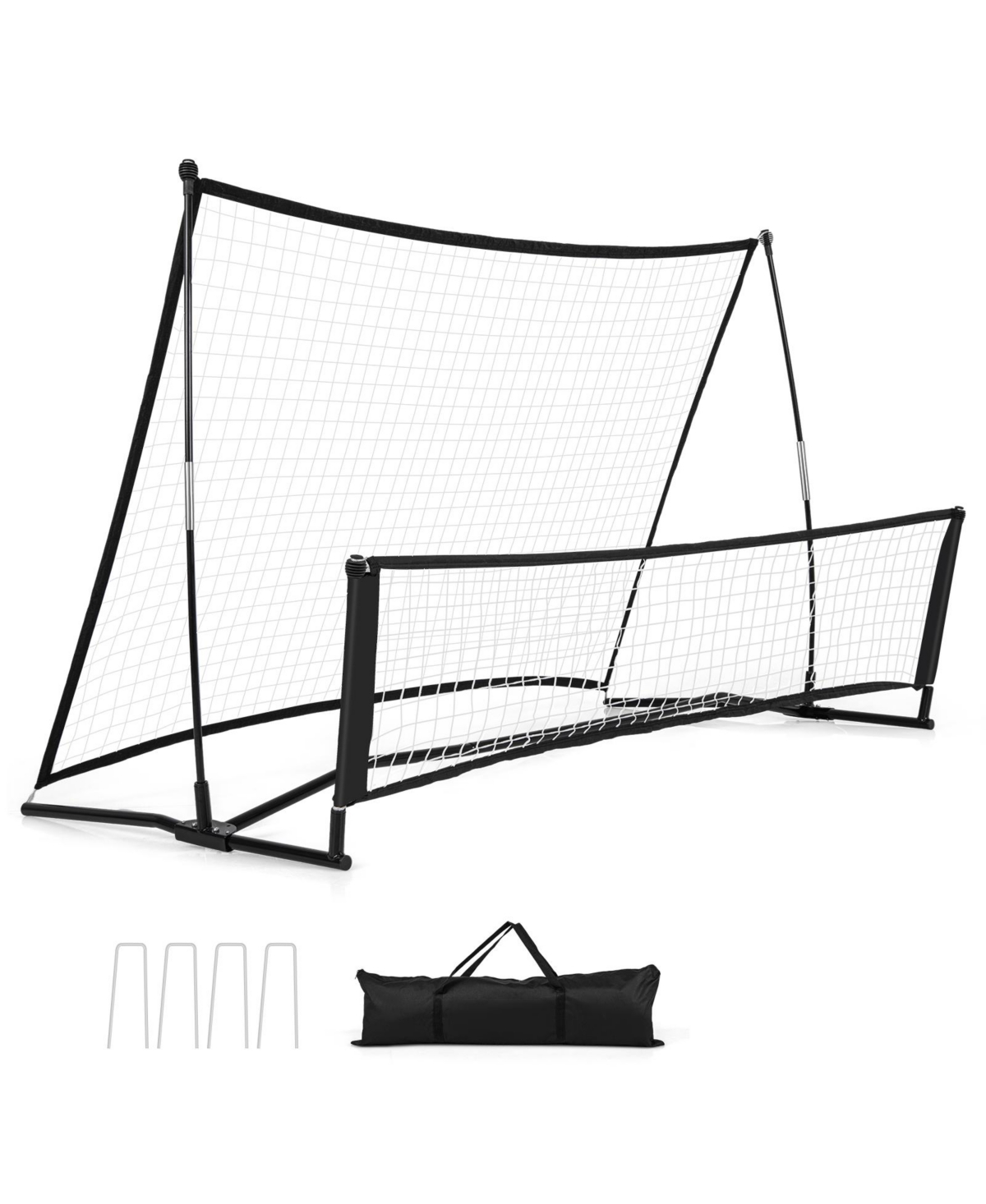 Click here for Akiudex 2-in-1 Portable Soccer Rebounder Net with... prices