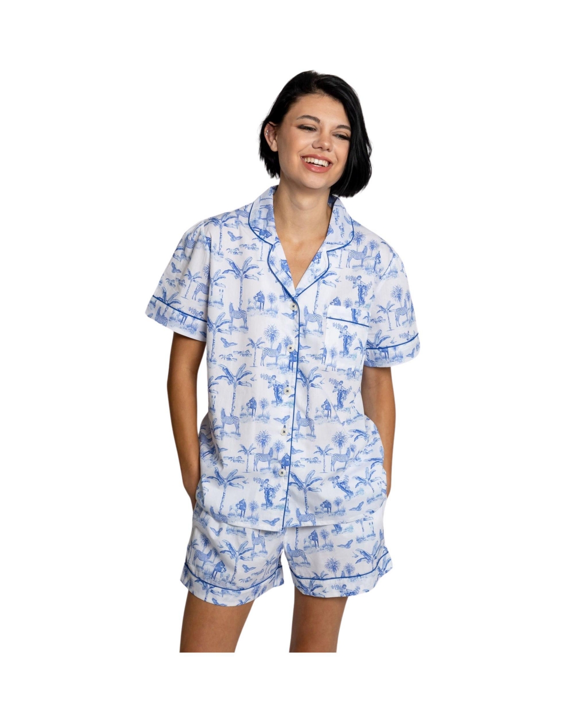 Click here for Sant and Abel Womens Hepburn Gingham Short Pj Set... prices