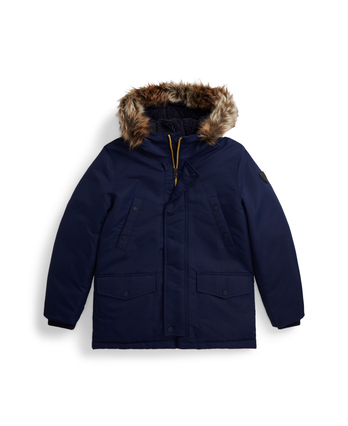 Click here for Polo Ralph Lauren Big Boys Faux-Fur-Trim Down Park... prices