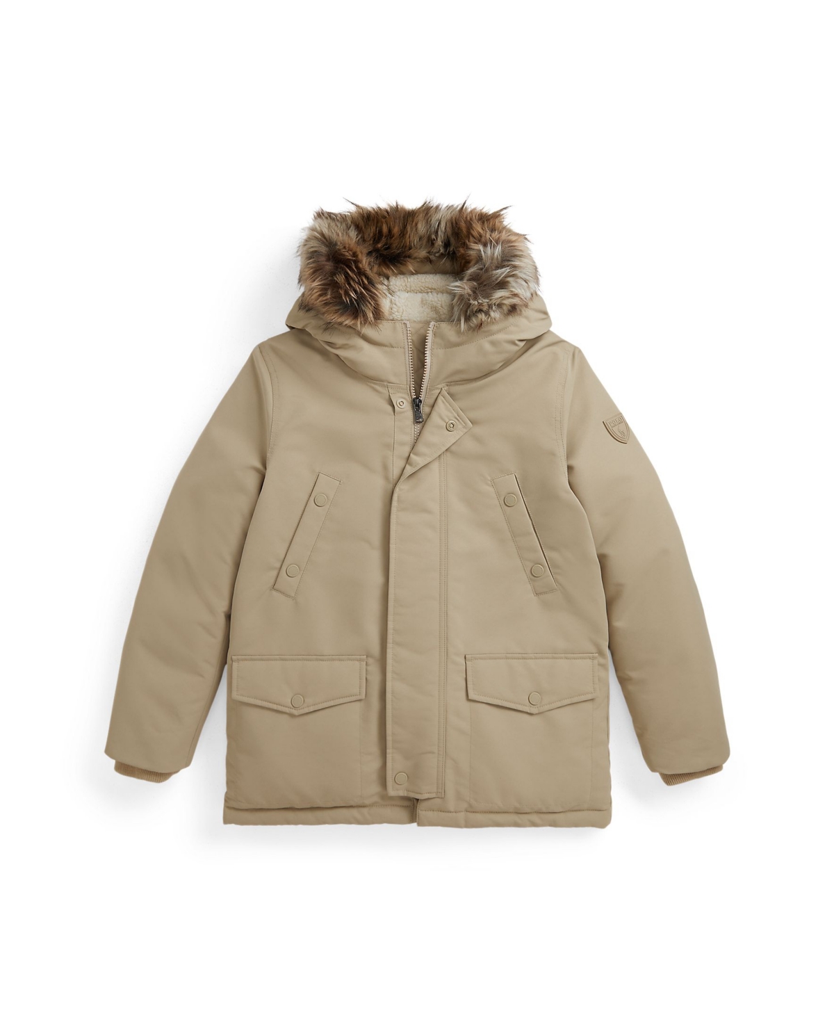 Click here for Polo Ralph Lauren Big Boys Faux-Fur-Trim Down Park... prices