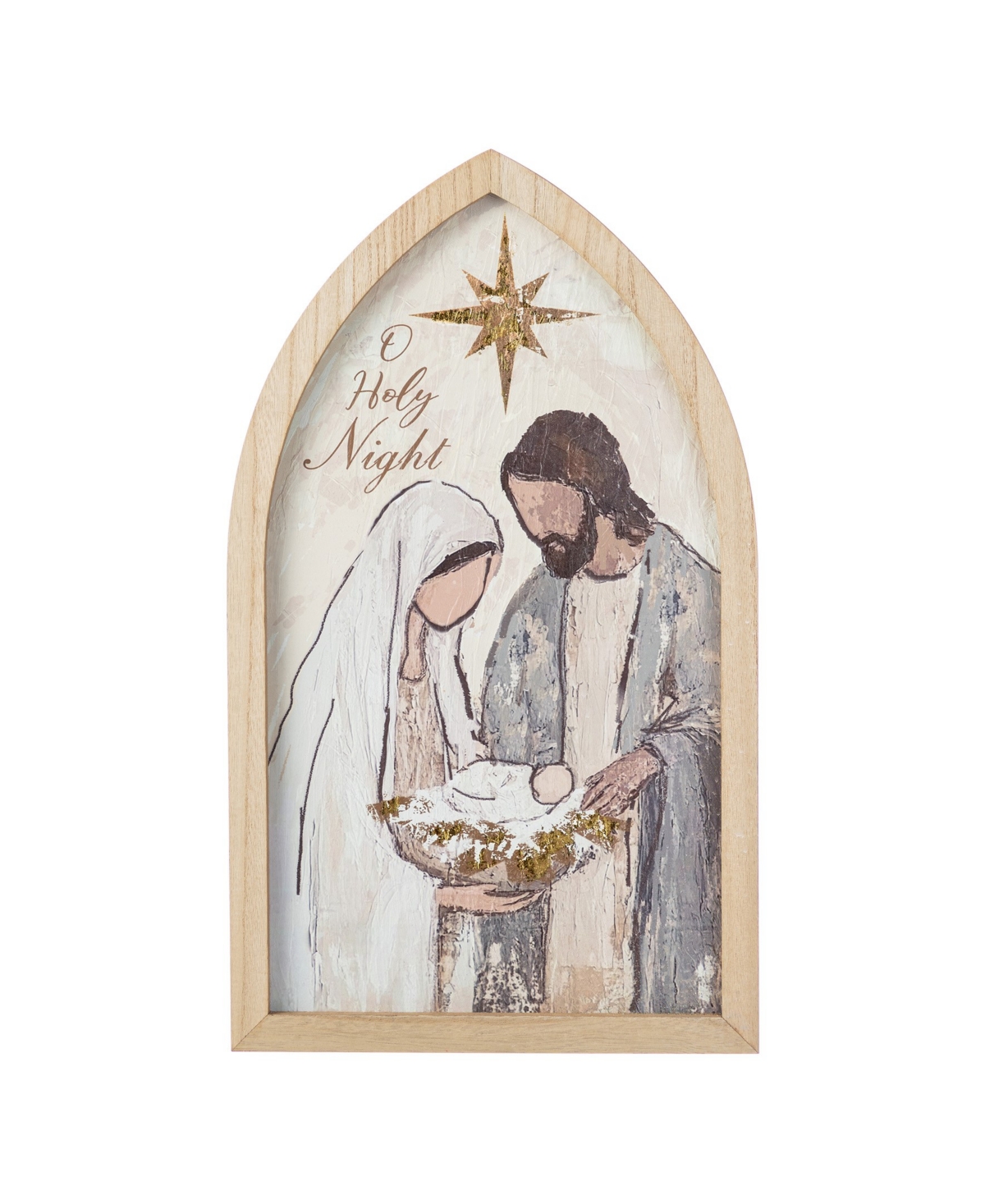 Click here for Glitzhome 19.75 Wooden Nativity Scene Wall Decor -... prices