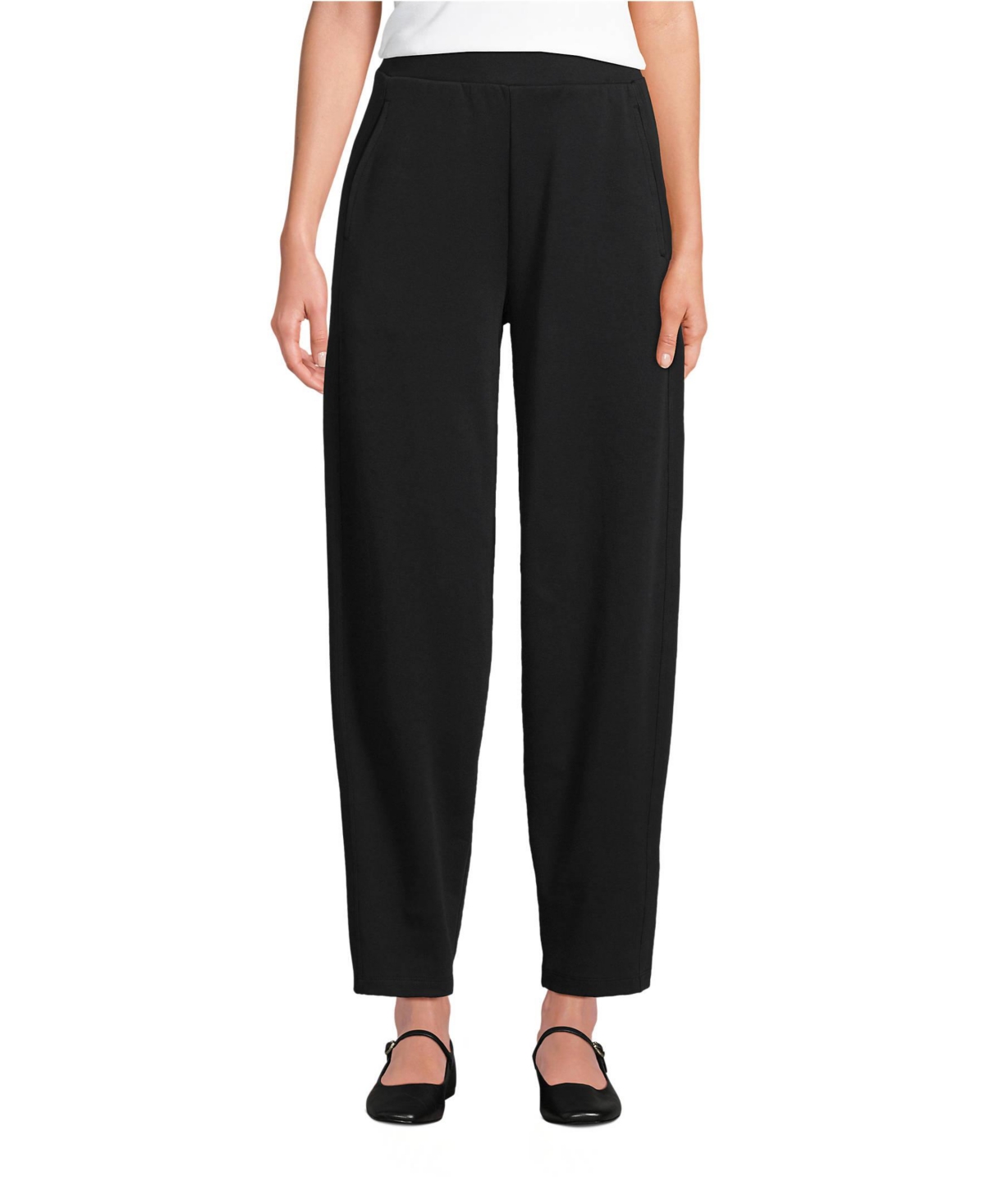 Click here for Lands End Womens Petite Sport Knit High Rise Barre... prices