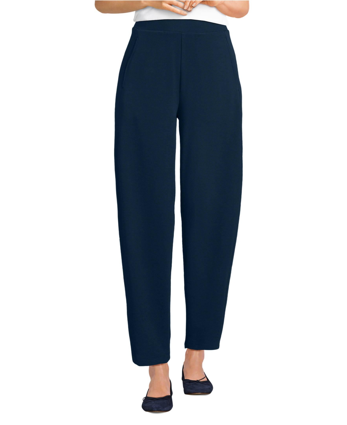 Click here for Lands End Womens Petite Sport Knit High Rise Barre... prices