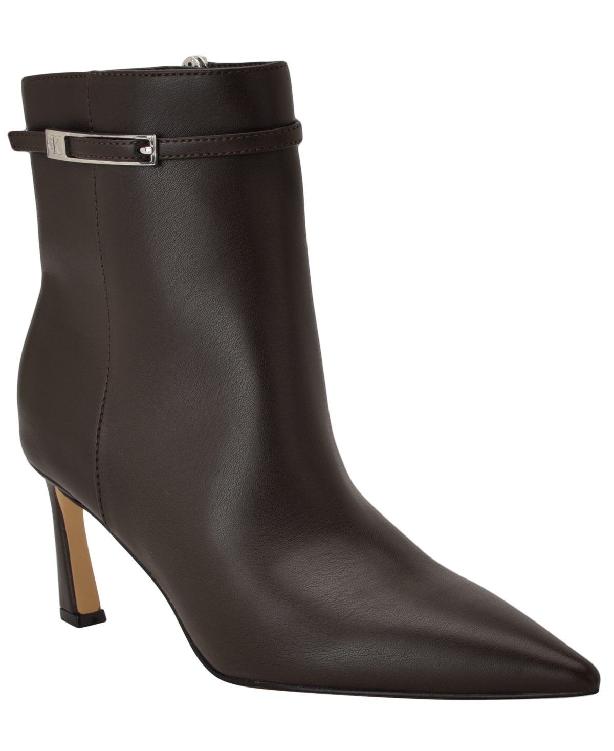 Click here for Calvin Klein Womens Alenna Buckle Strap Stiletto B... prices