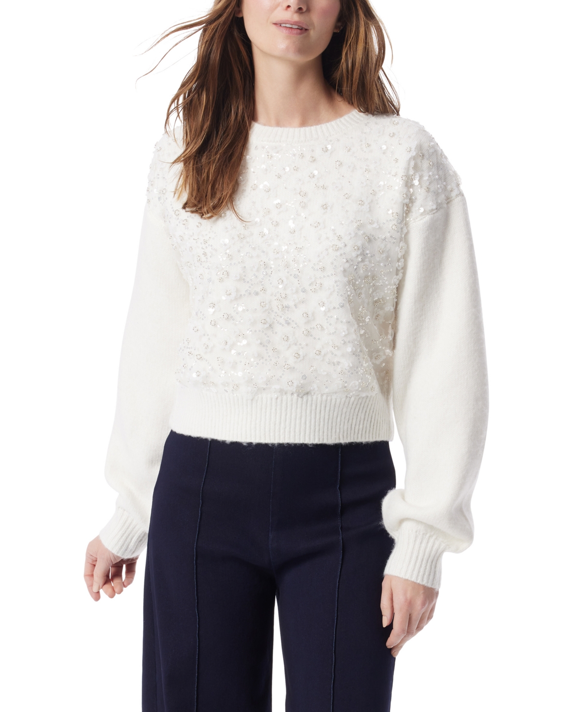 Click here for Dee Ocleppo Womens Oriel Embellished Overlay Pullo... prices