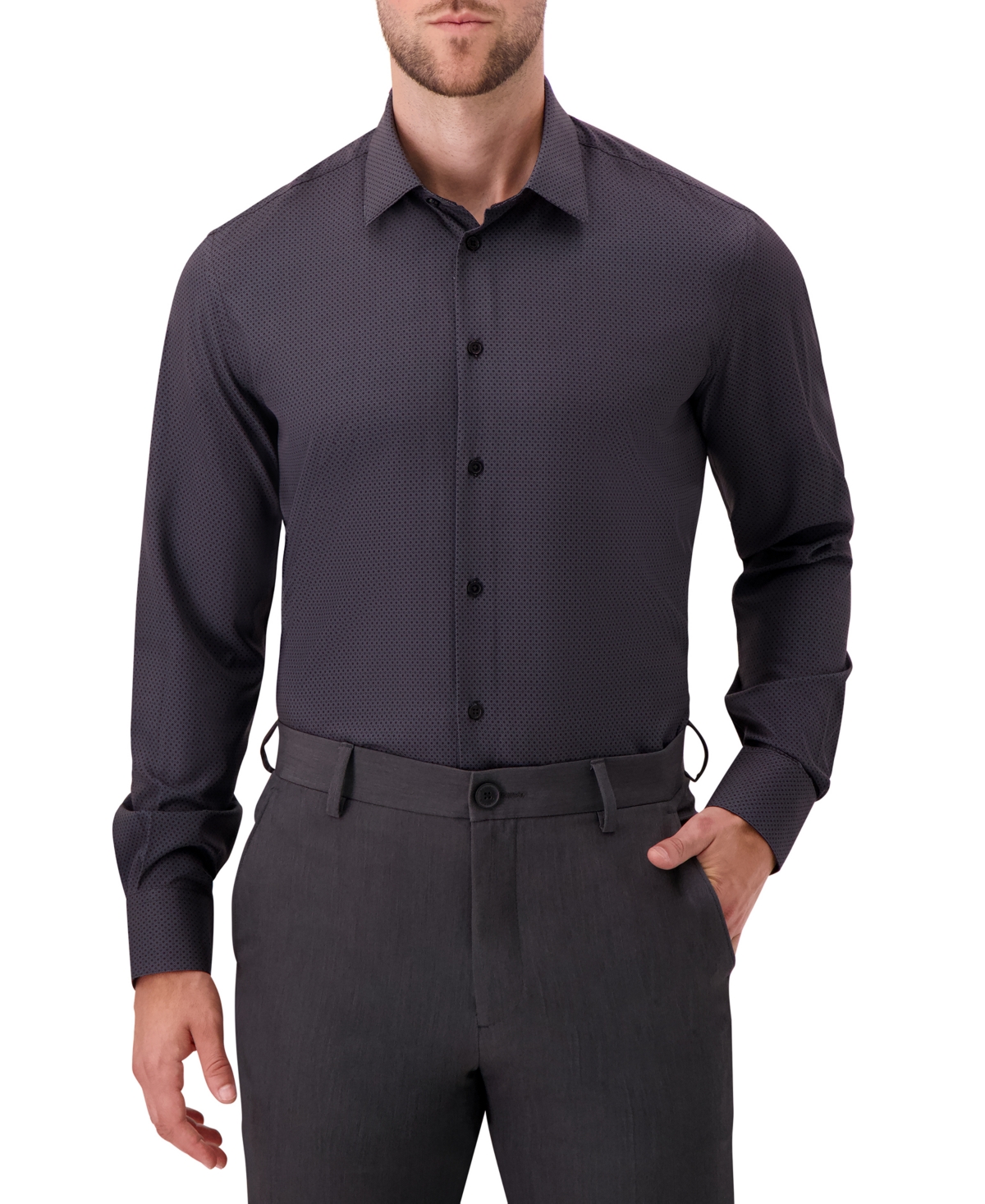 Click here for Report Collection Mens Long Sleeve 4-Way Geo Print... prices