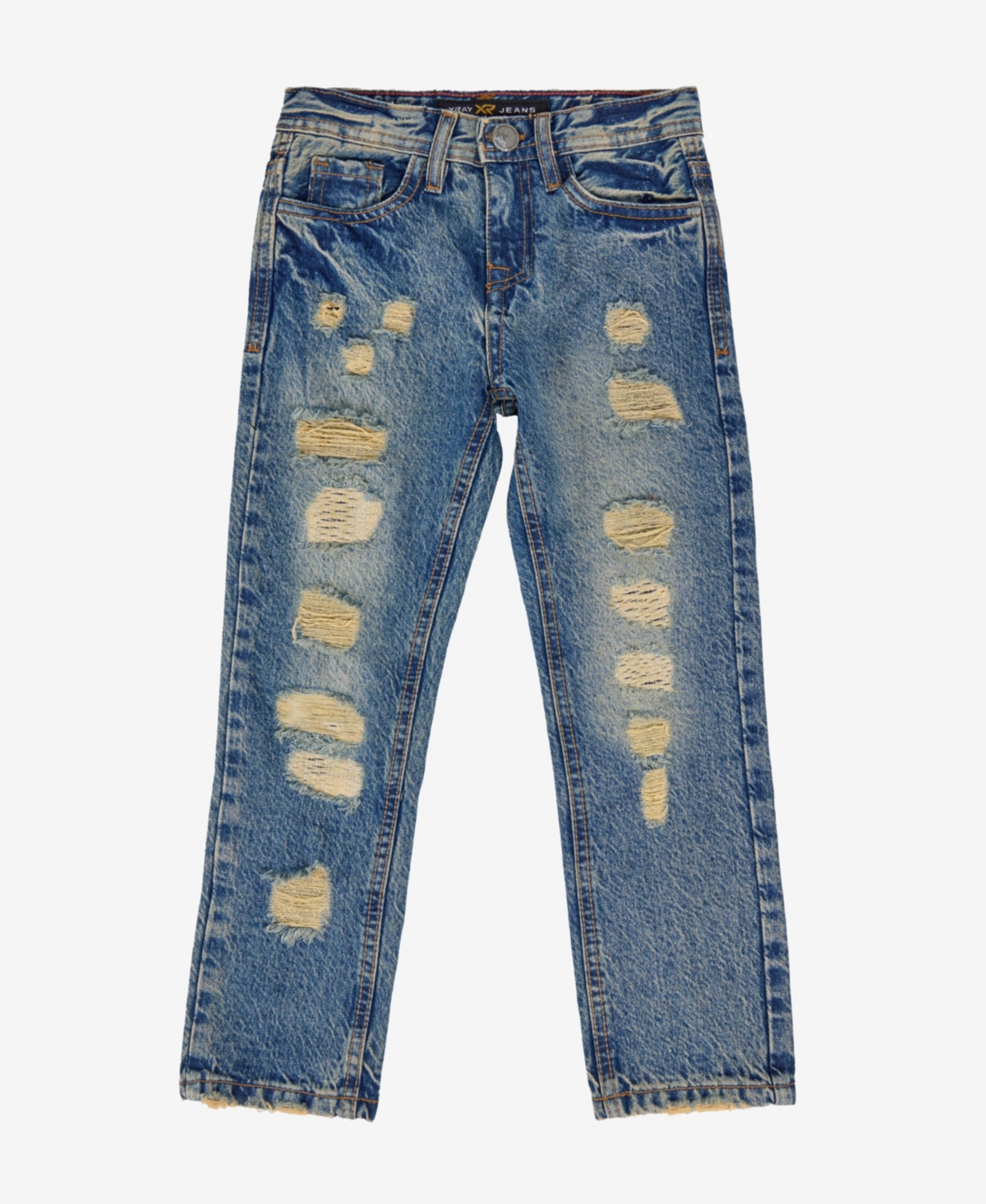 Click here for X Ray Little Boys Distressed Jeans Size 4-7 - Blue... prices