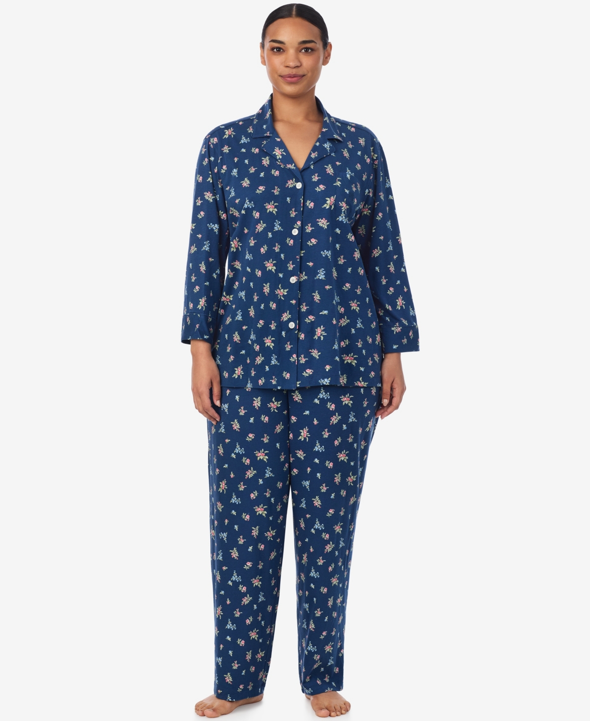 Click here for Lauren Ralph Lauren Plus Size 2-Piece Pajama Top a... prices