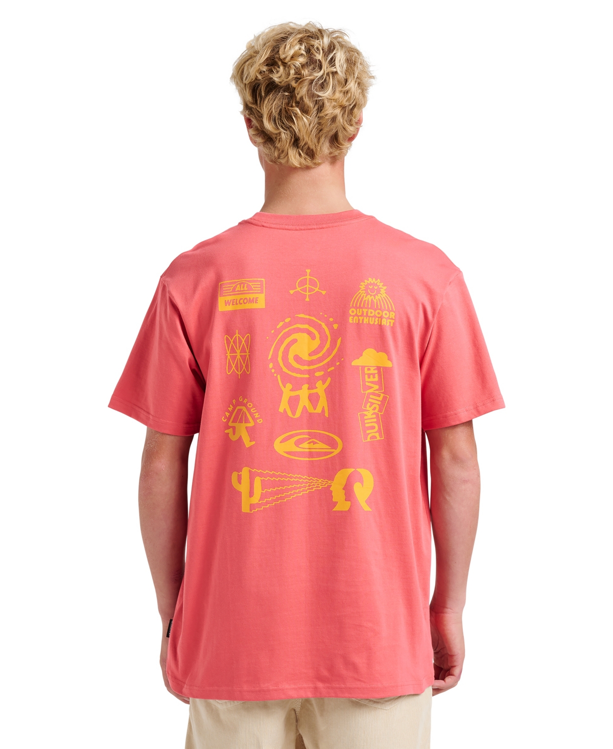 Click here for Quiksilver Mens All Welcome T-Shirt - Mineral red prices