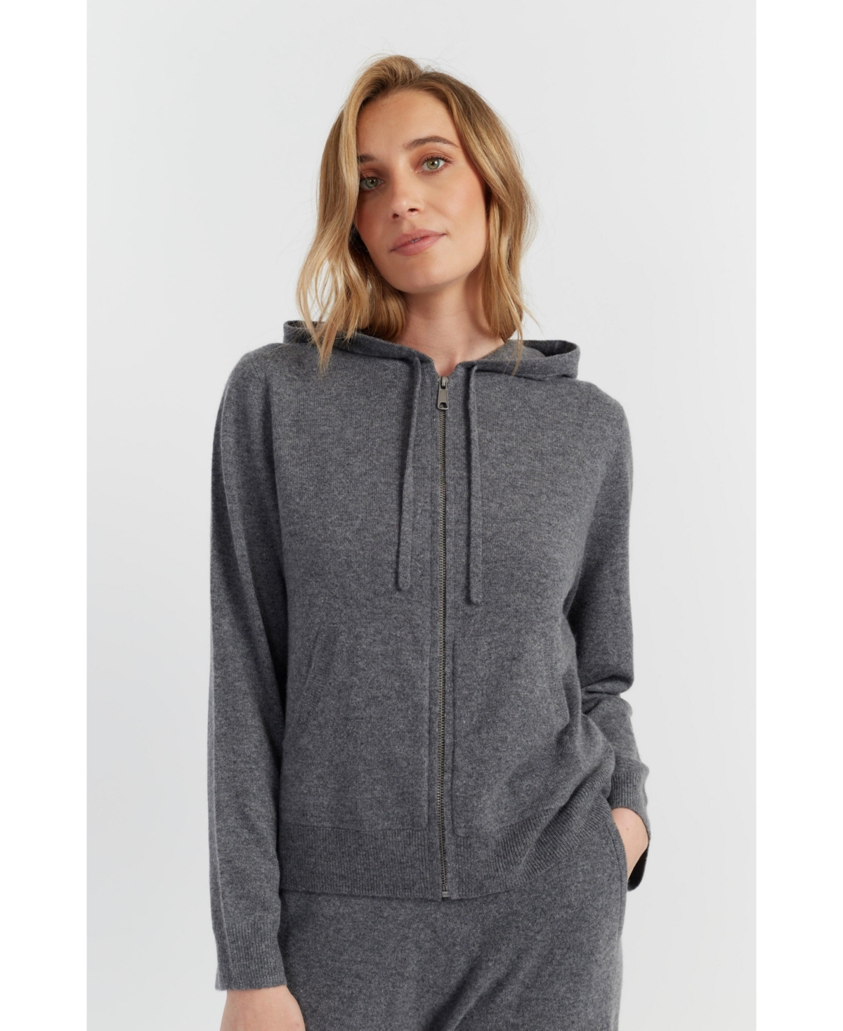 Click here for Chinti & Parker Womens Pure Cashmere Zip Hoodie -... prices