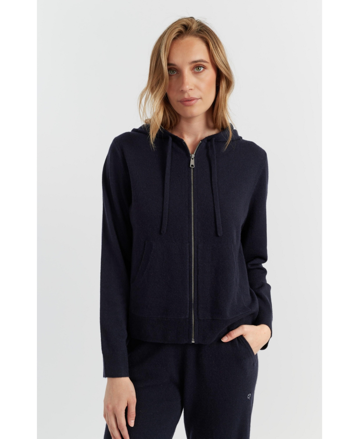 Click here for Chinti & Parker Womens Pure Cashmere Zip Hoodie -... prices