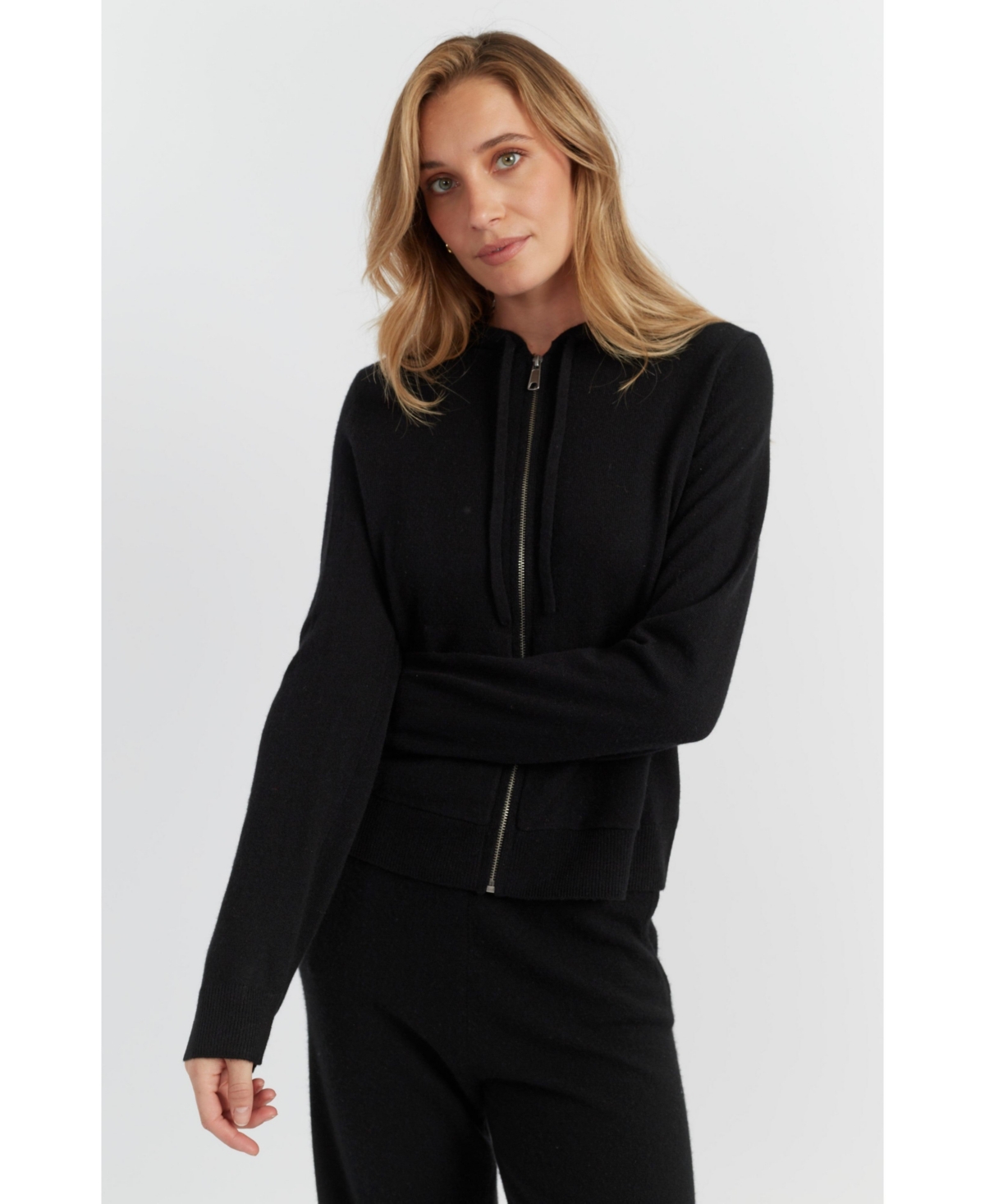 Click here for Chinti & Parker Womens Pure Cashmere Zip Hoodie -... prices