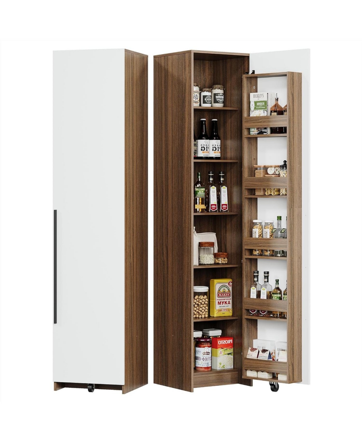Click here for Ironck 70-in Pantry Cabinet with 11 Adjustable She... prices