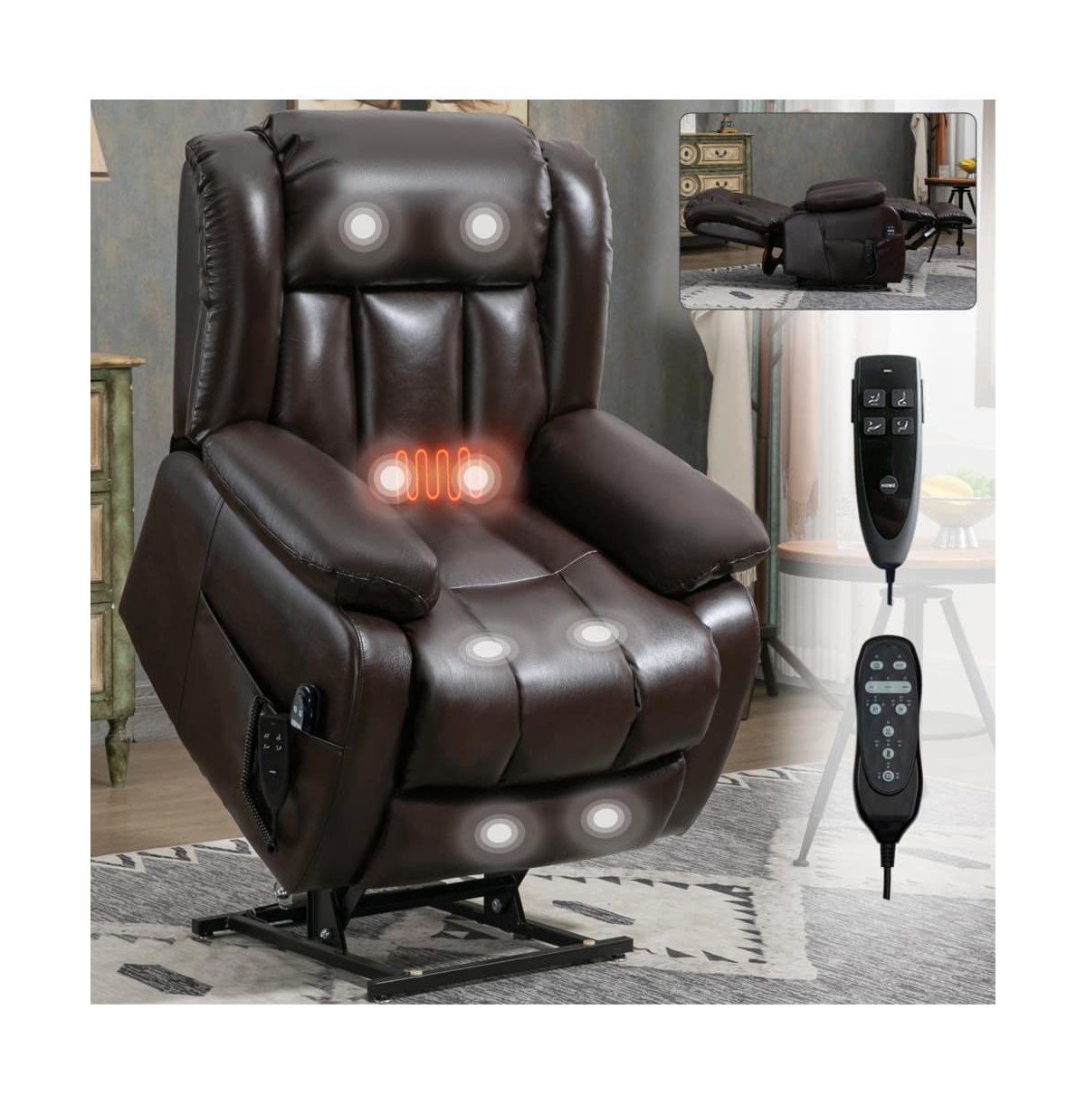 Click here for Faux Leather Power Lift Recliner for Seniors with... prices