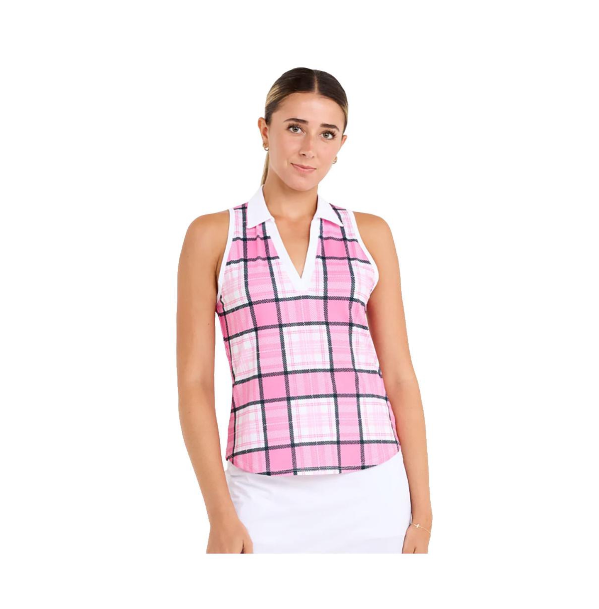 Click here for Sofibella Womens Flora Lux Sleeveless Golf Polo -... prices