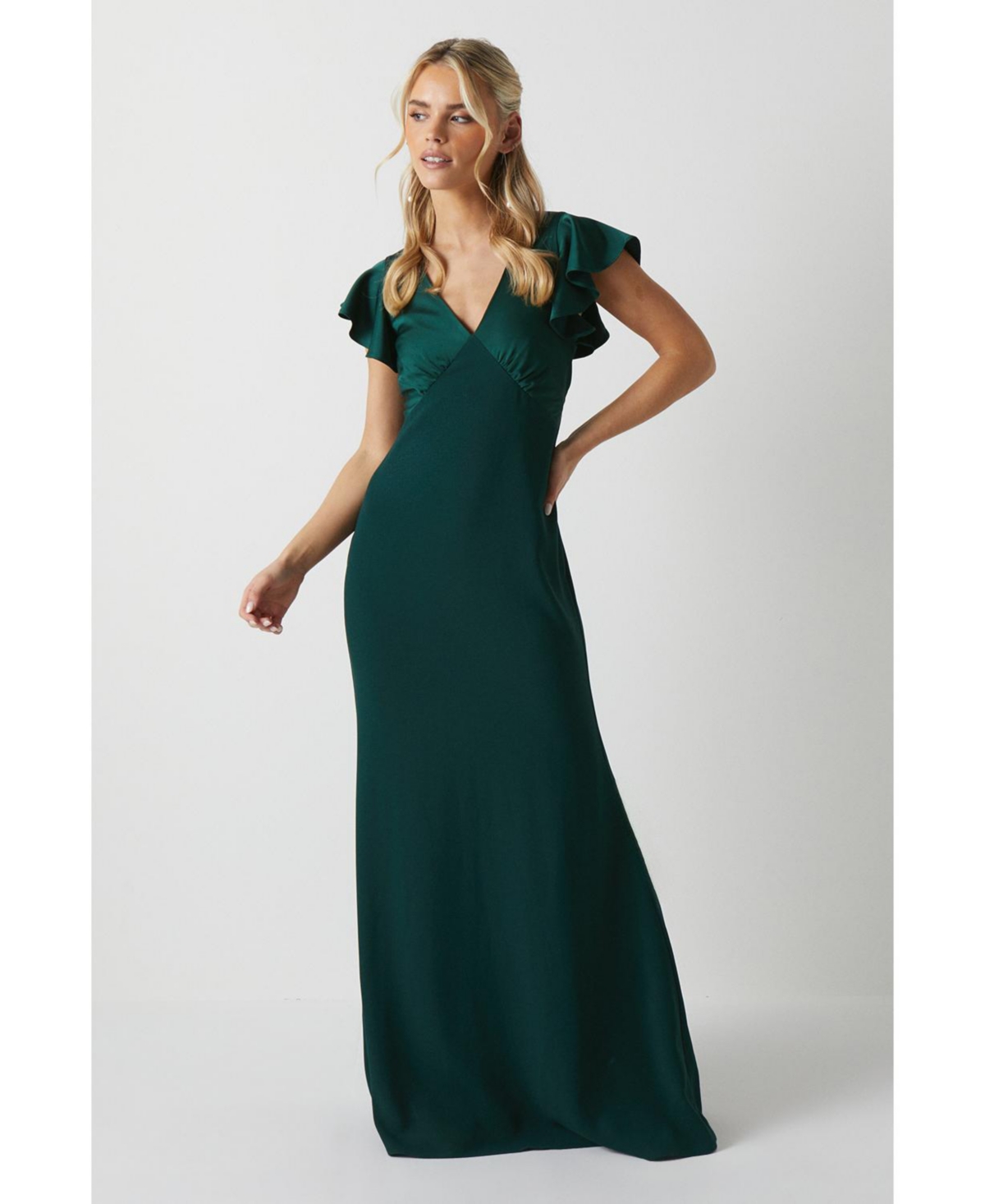 Click here for Coast Womens Petite V-Neck Maxi Bridesmaid Dress -... prices