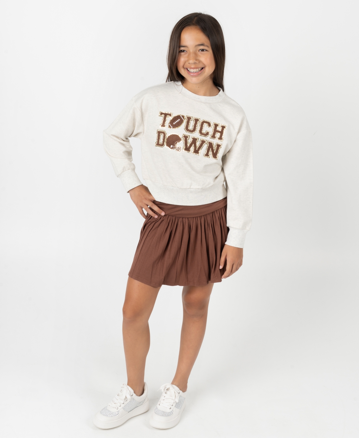 Click here for Rare Editions Big Girls 2 piece Touch Down Sweatsh... prices