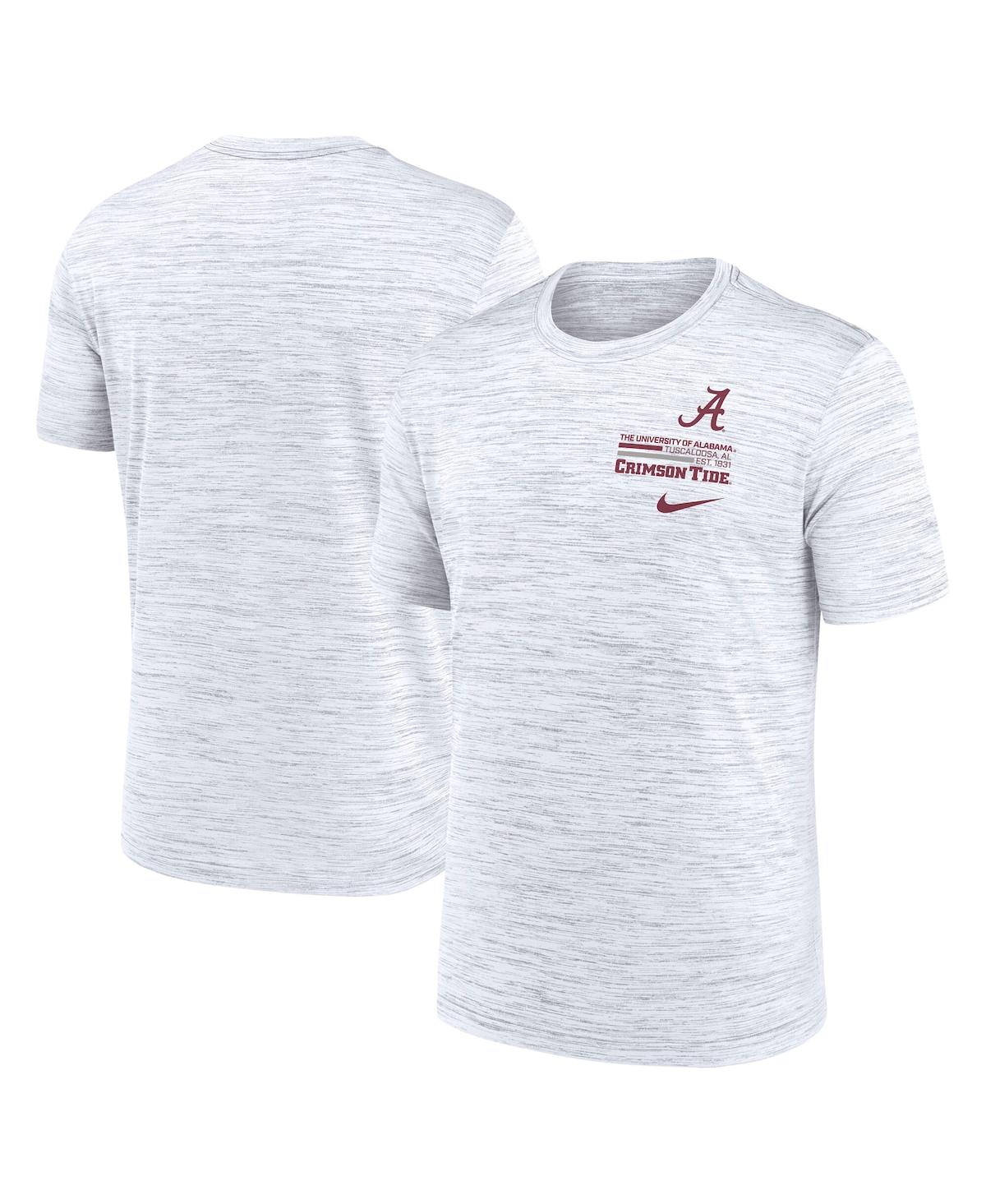 Click here for Nike Mens White Alabama Crimson Tide Velocity Stac... prices