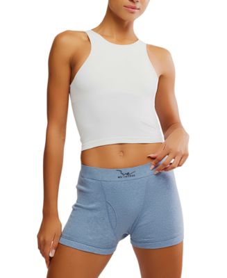 Free People Women's We The Free High Rise Boxer Briefs - Macy's
