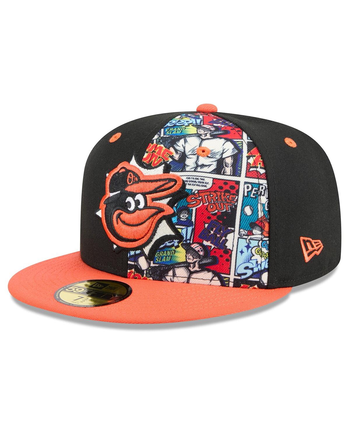 Click here for New Era Mens Black/Orange Baltimore Orioles 2025 M... prices